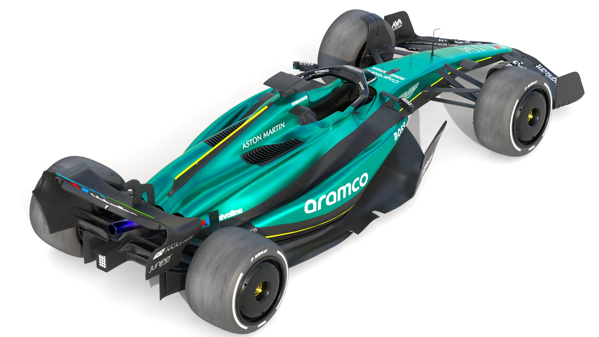 F1 Aston Martin AMR24 2024 - 3D Model by Cactus3D