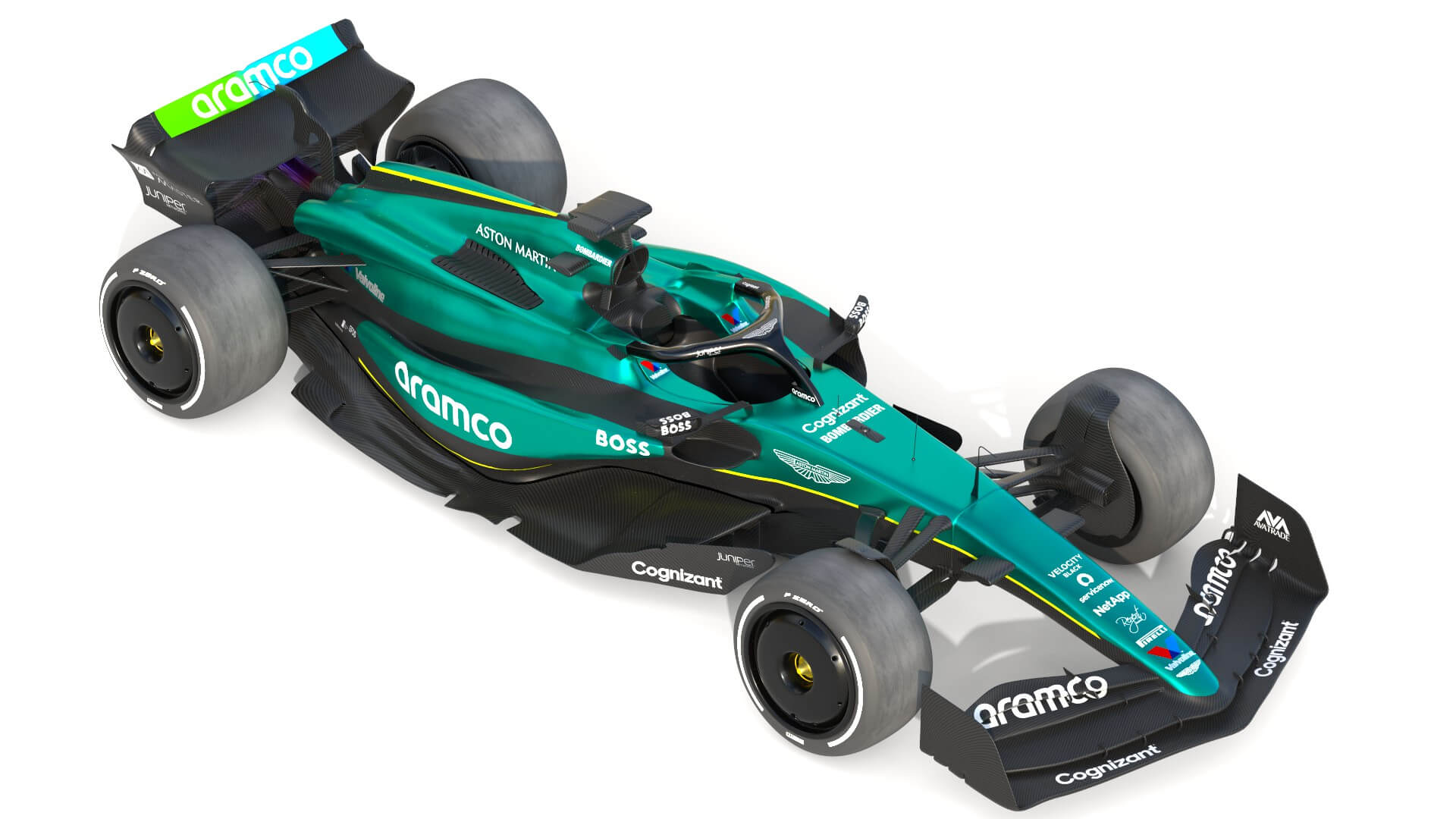 F1 Aston Martin AMR24 2024 - 3D Model by Cactus3D