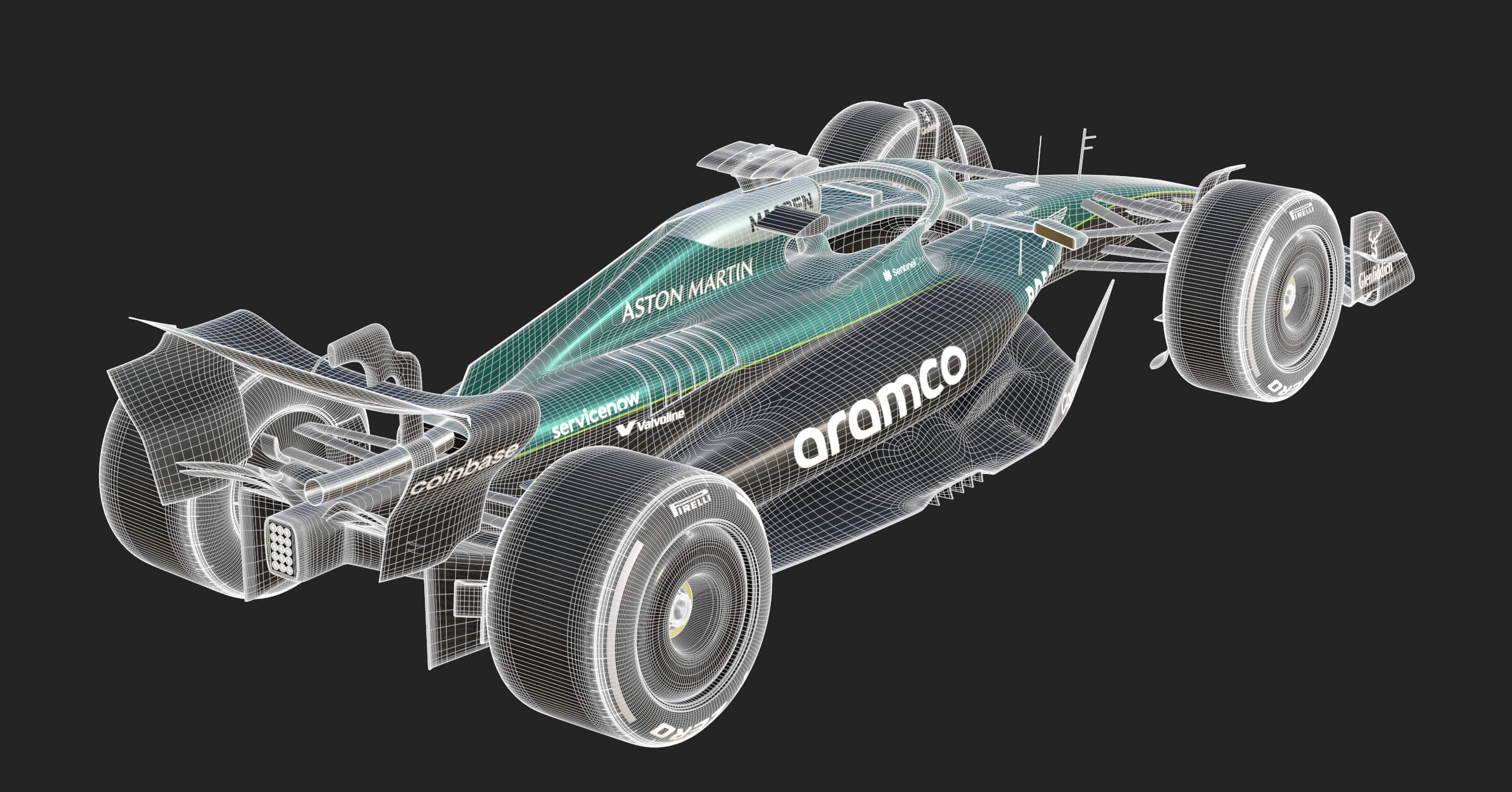 F1 Aston Martin AMR25 2025 - 3D Model by Cactus3D