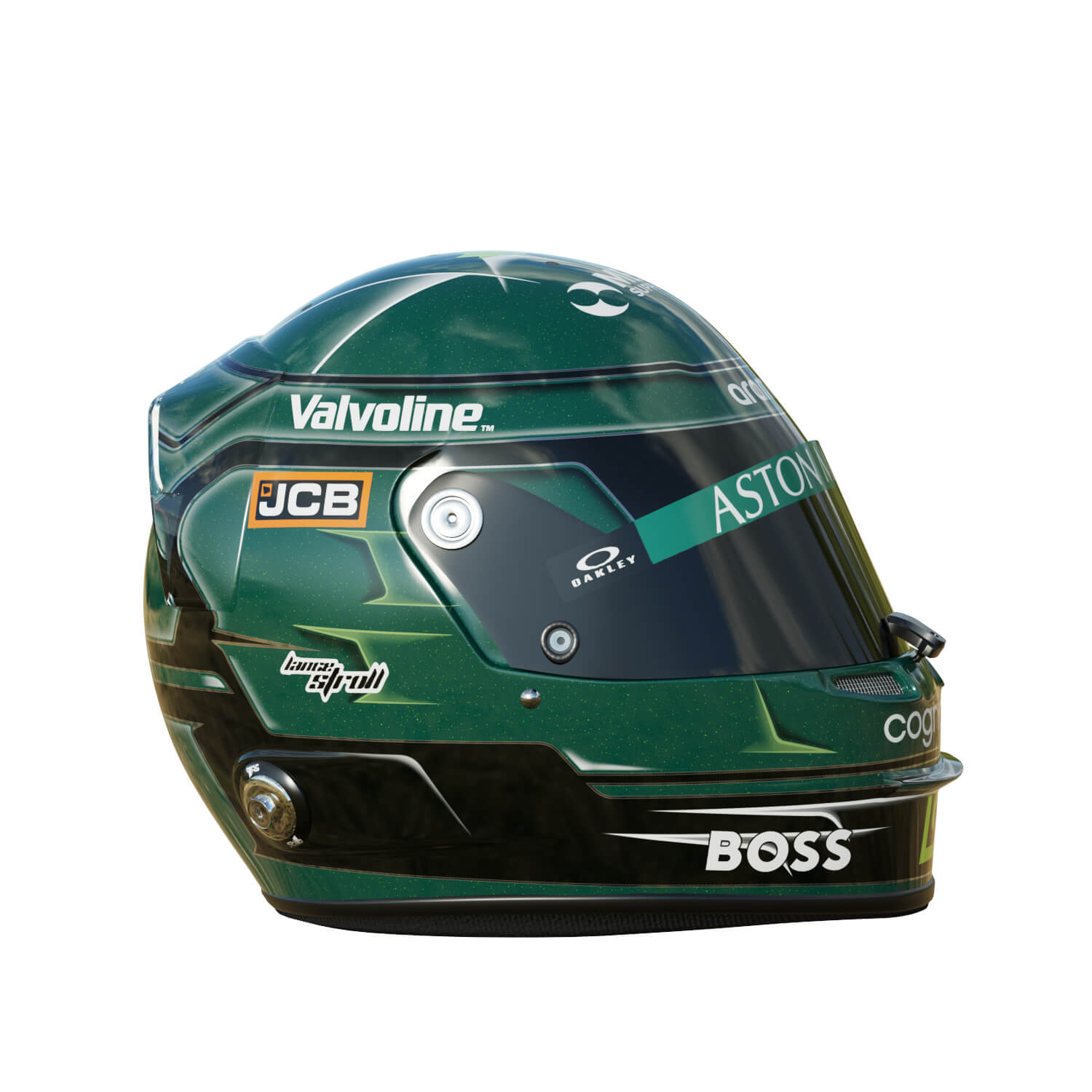 F1 Aston Martin Helmets 2024 - 3D Model by Cactus3D