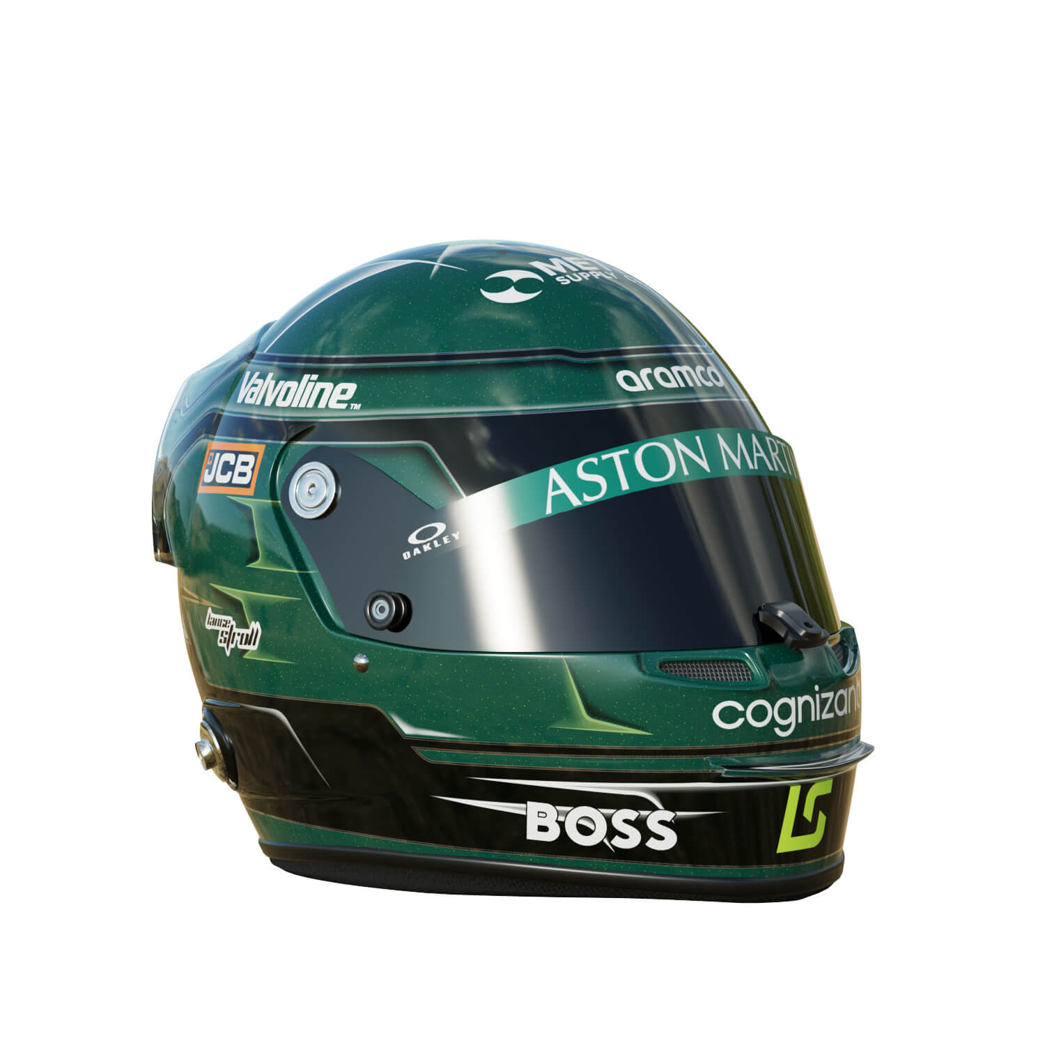 F1 Aston Martin Helmets 2024 - 3D Model by Cactus3D