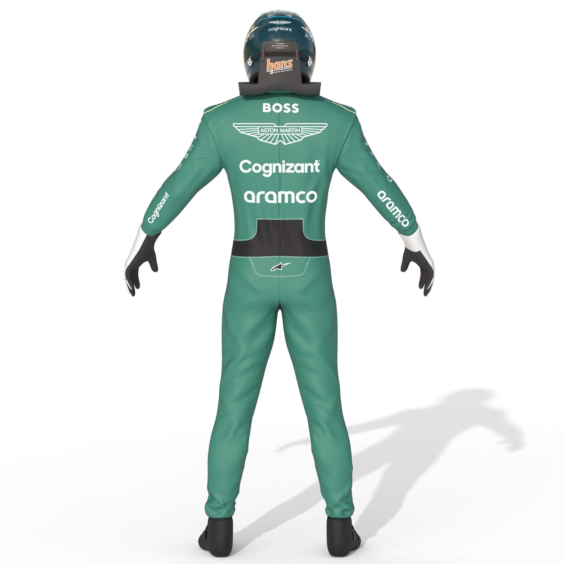 F1 Aston Martin Suit 2023 - 3D Model by Cactus3D