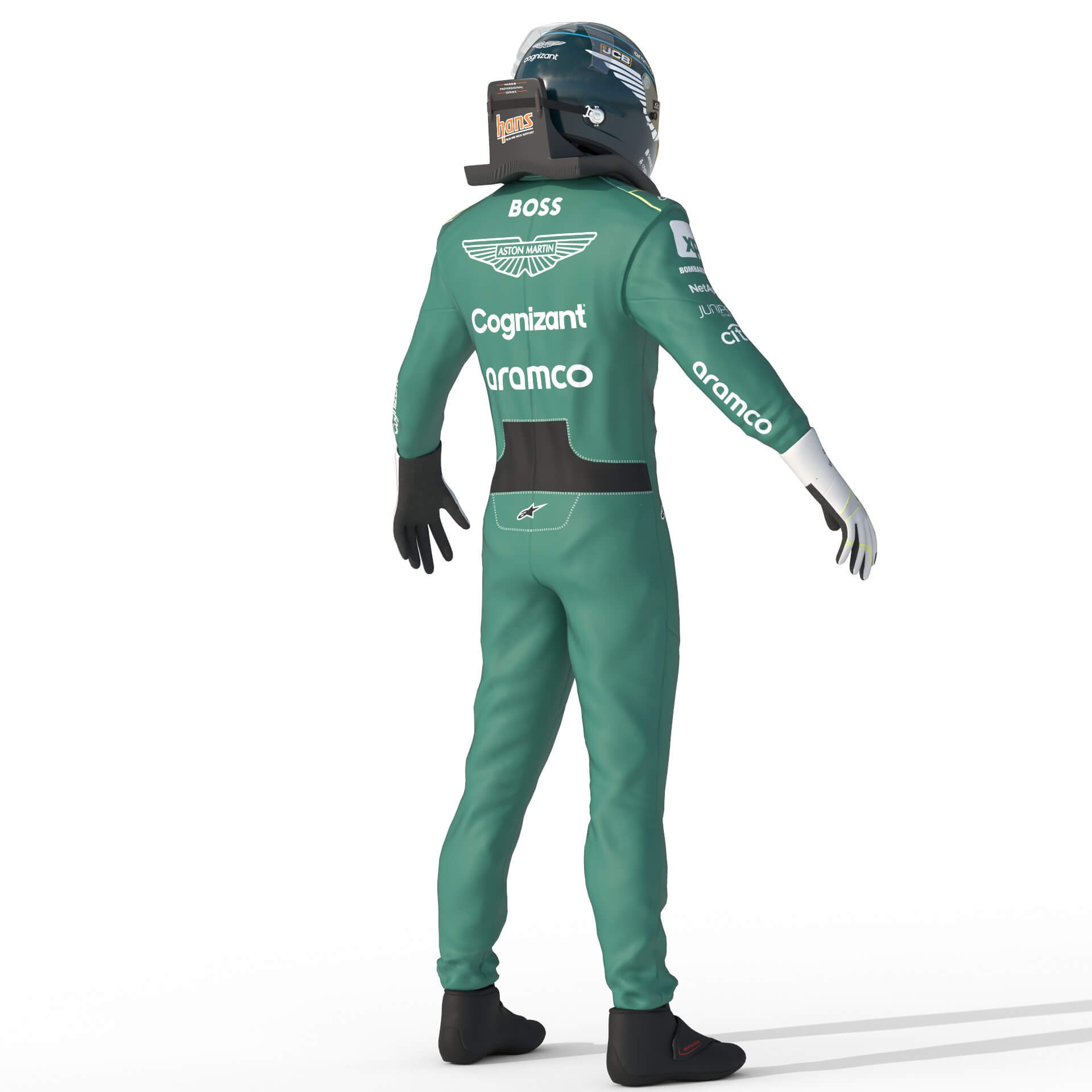 F1 Aston Martin Suit 2023 - 3D Model by Cactus3D