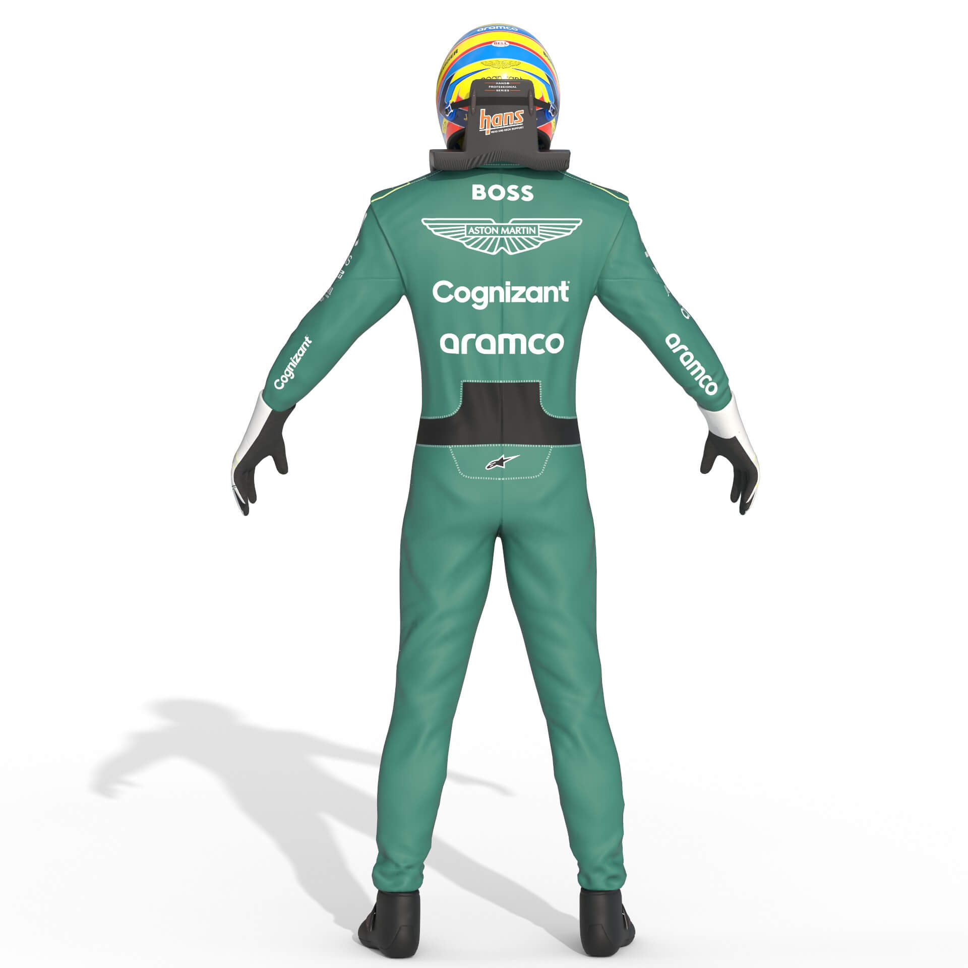 F1 Aston Martin Suit 2023 - 3D Model by Cactus3D
