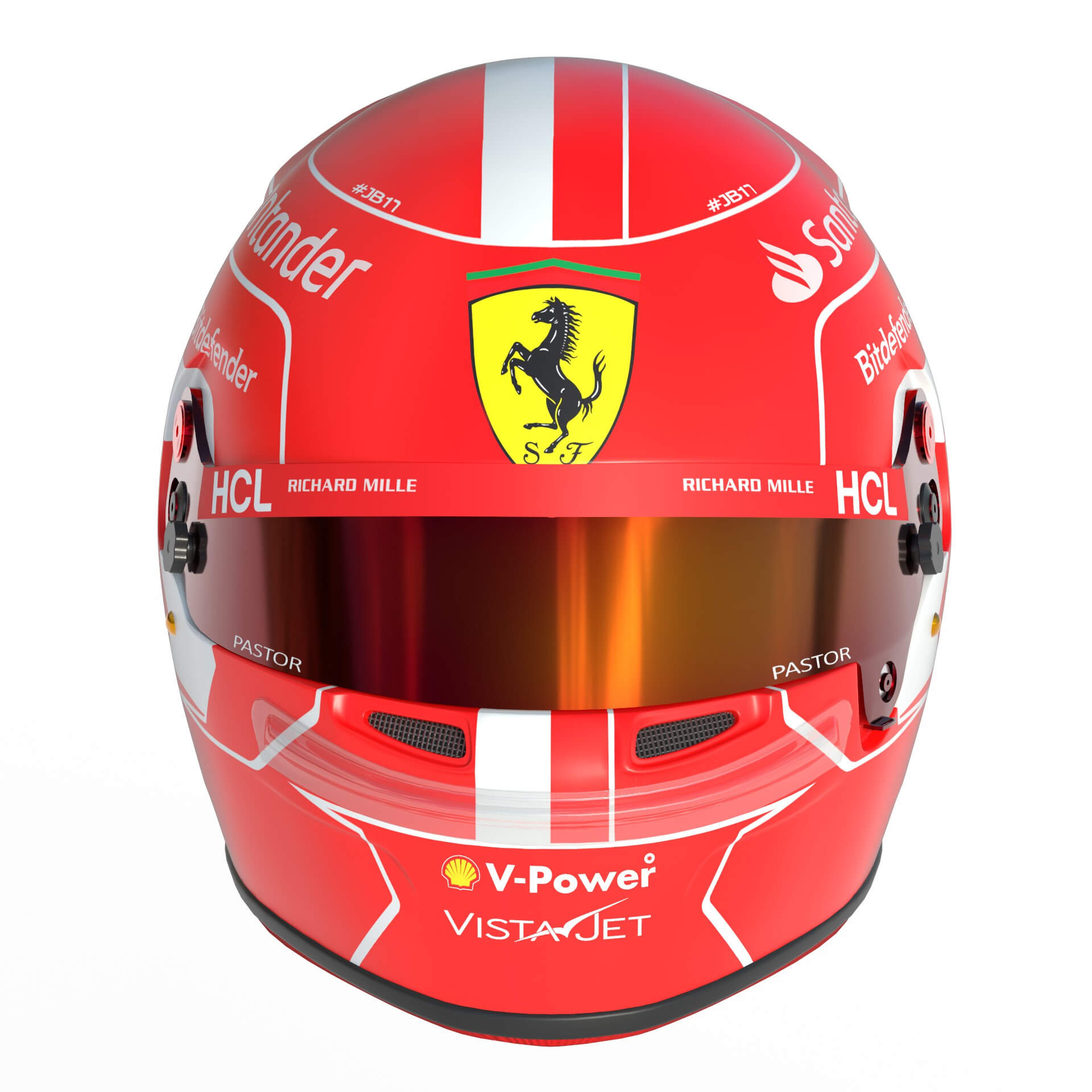F1 Charles Leclerc Helmet 2023 - 3D Model by Cactus3D