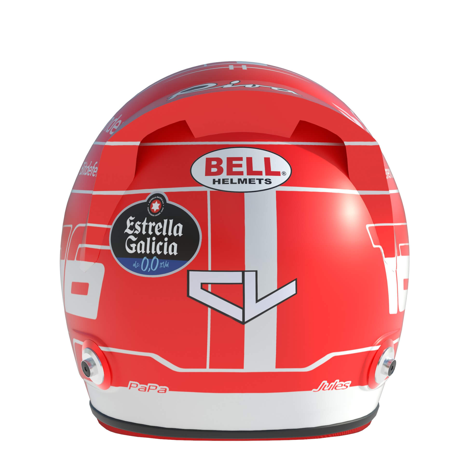 F1 Charles Leclerc Helmet 2023 - 3D Model by Cactus3D