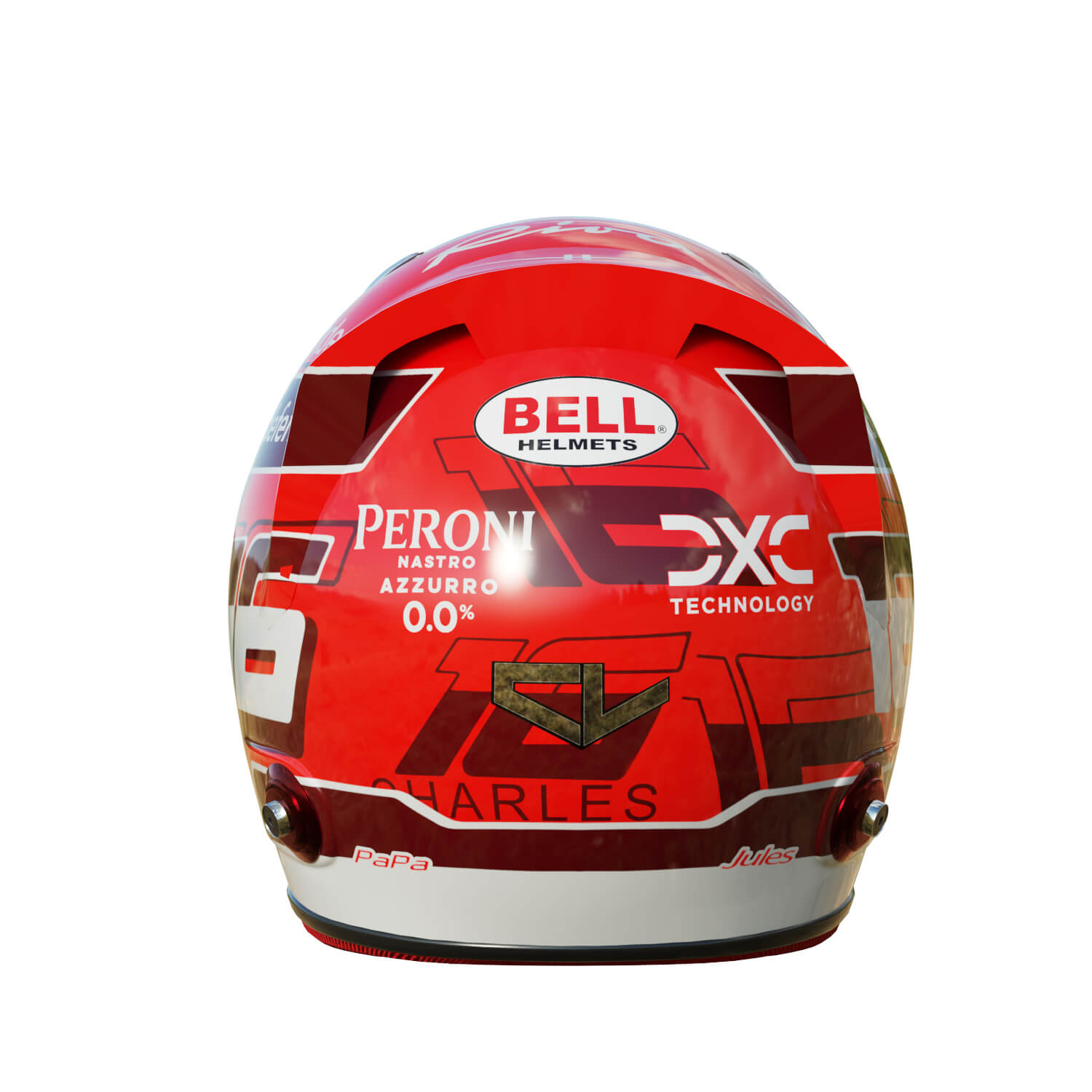 F1 Charles Leclerc Helmet 2024 - 3D Model by Cactus3D