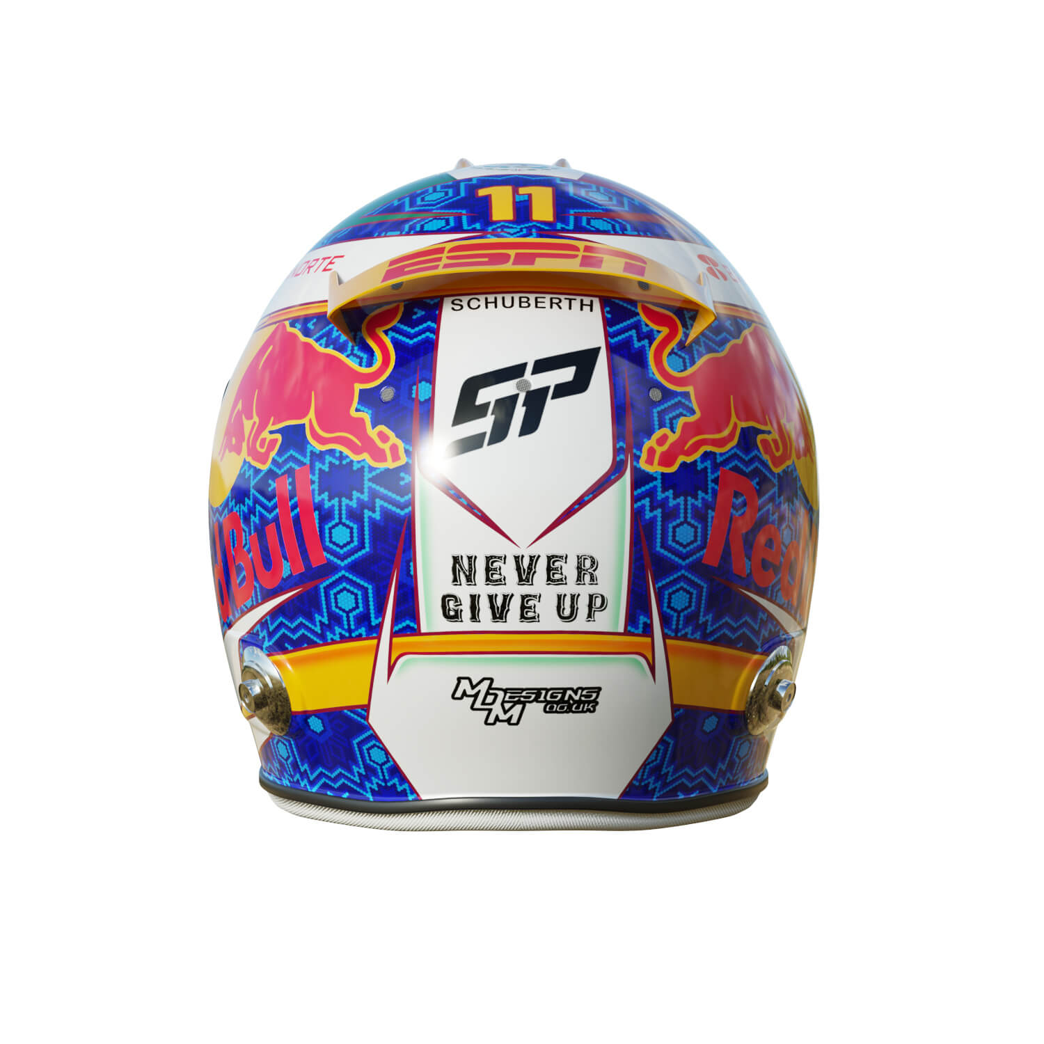 F1 Checo Peres Helmet 2024 - 3D Model by Cactus3D