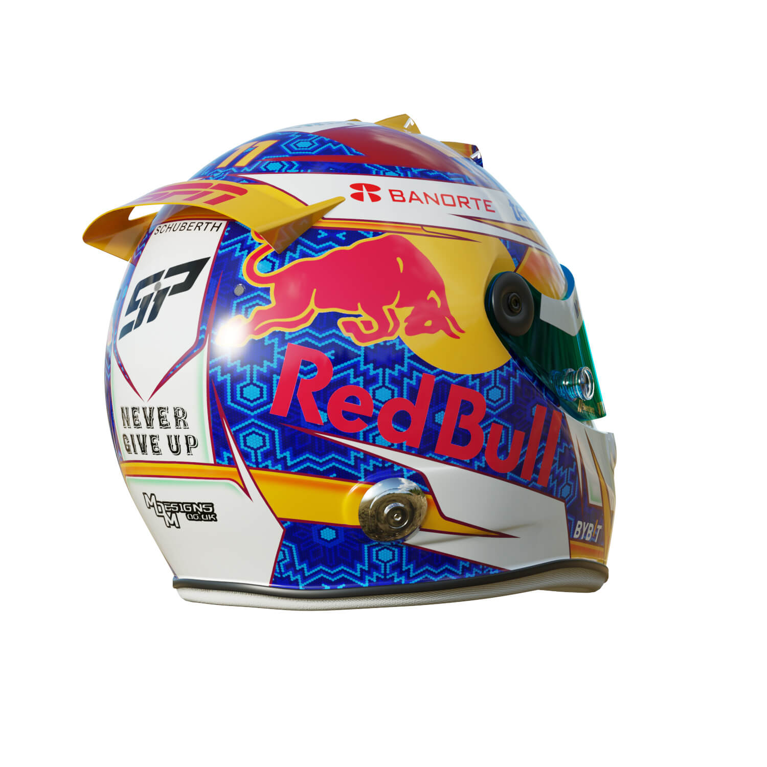 F1 Checo Peres Helmet 2024 - 3D Model by Cactus3D