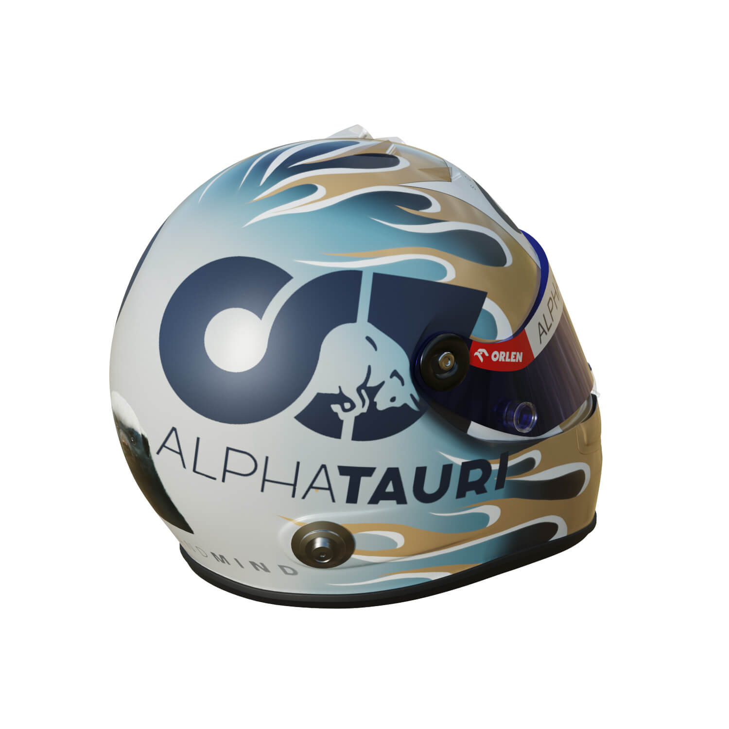 F1 Alpha Tauri Helmets 2023 by Cactus3D
