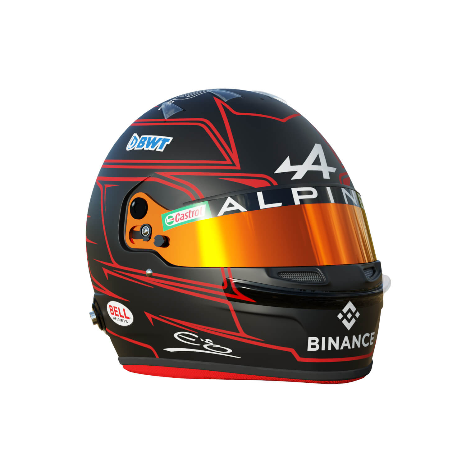 F1 Alpine Helmets 2023 by Cactus3D