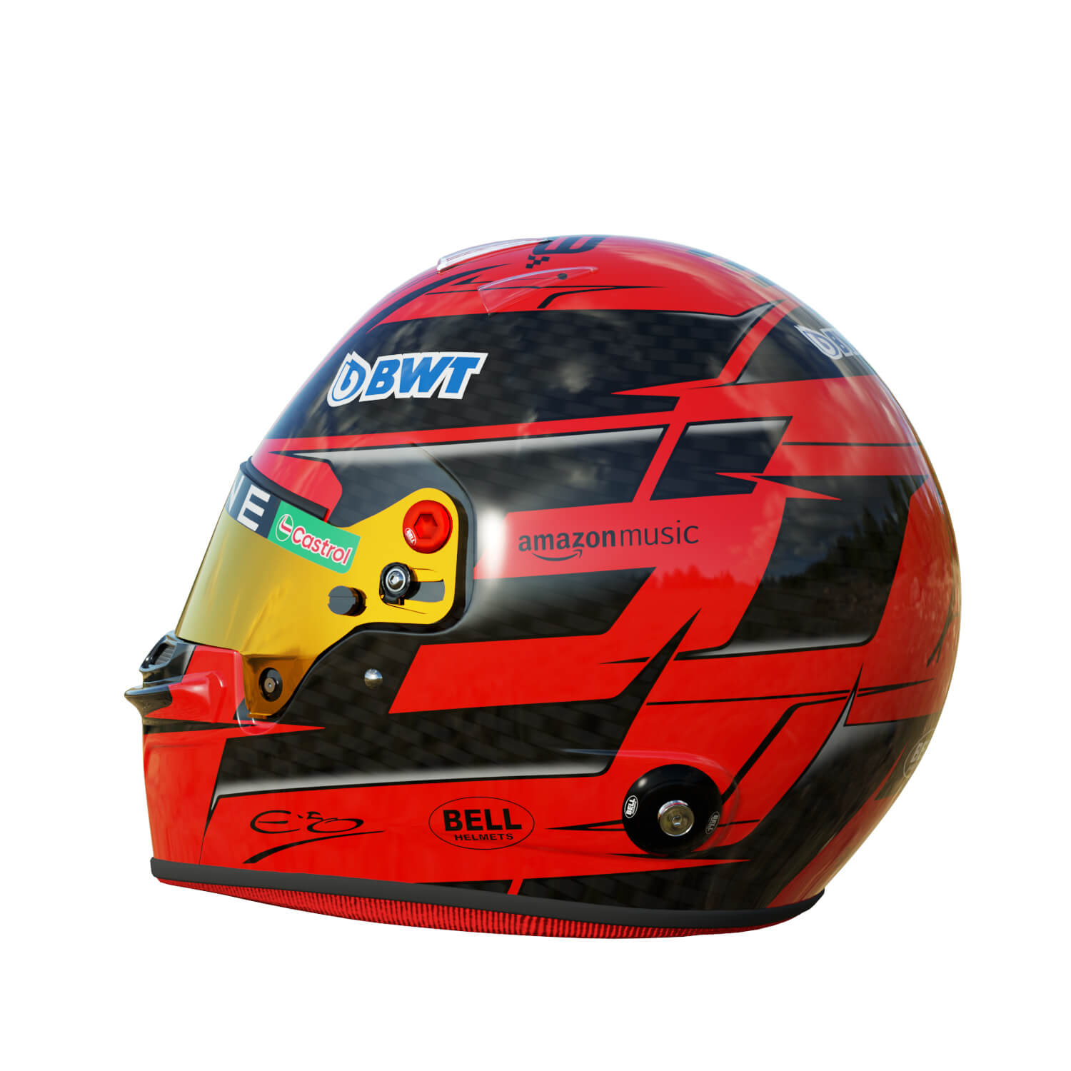 F1 Esteban Ocon Helmet 2024 - 3D Model by Cactus3D