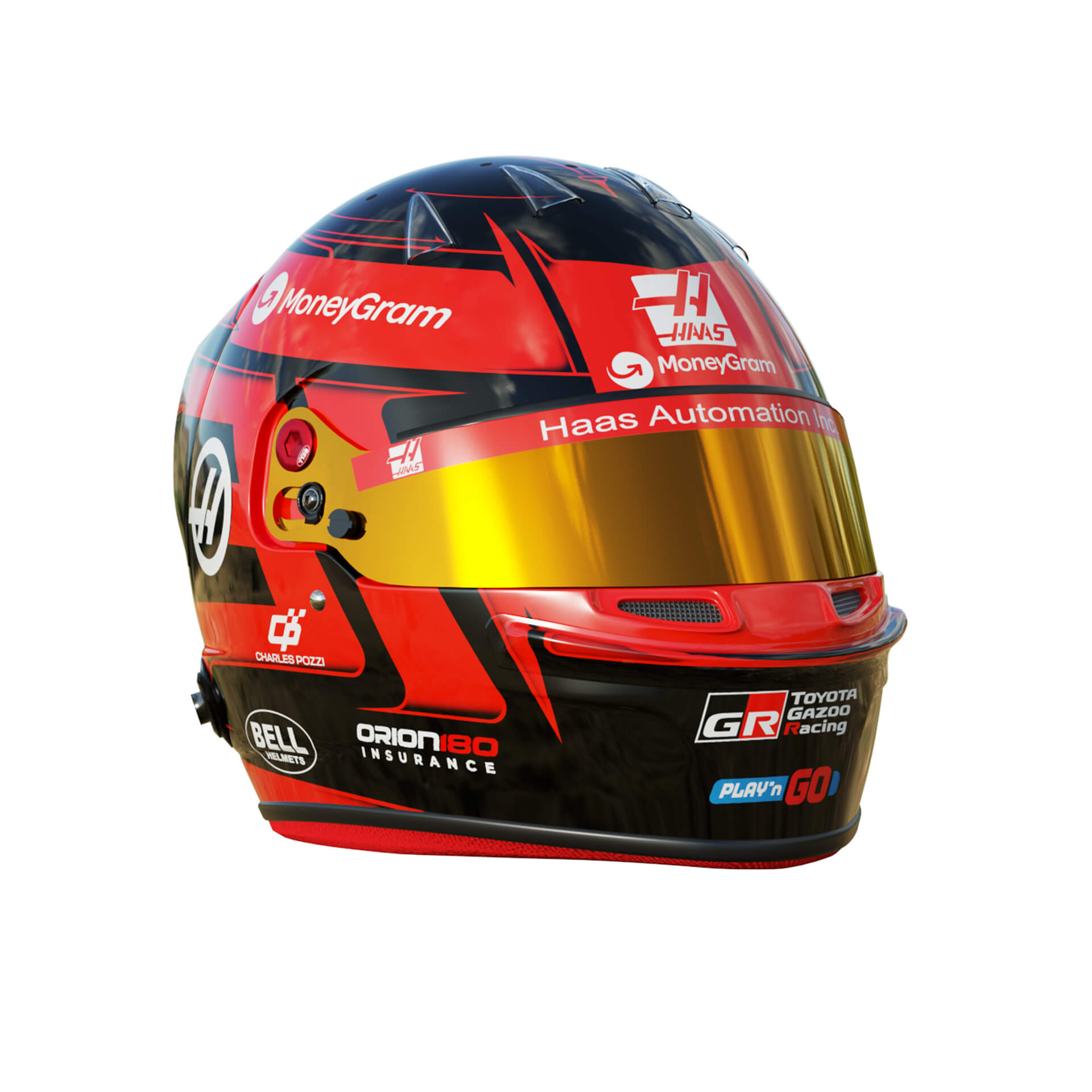 F1 Esteban Ocon Helmet 2025 - 3D Model by Cactus3D