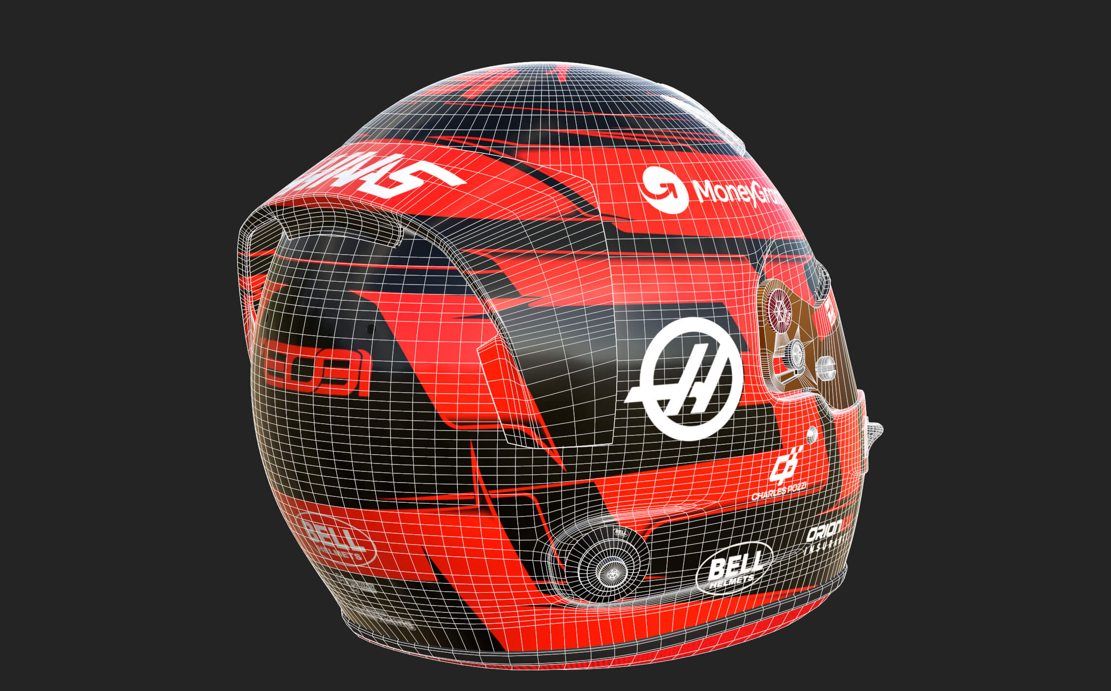 F1 Esteban Ocon Helmet 2025 - 3D Model by Cactus3D