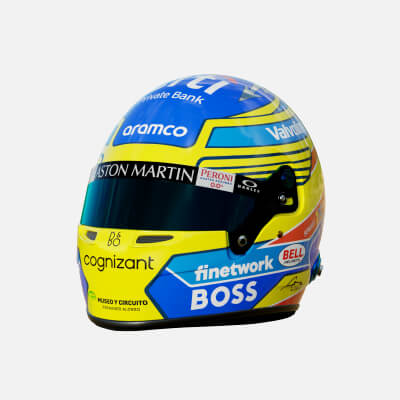 F1 Fernando Alonso Helmet 2024 - 3D Model by Cactus3D