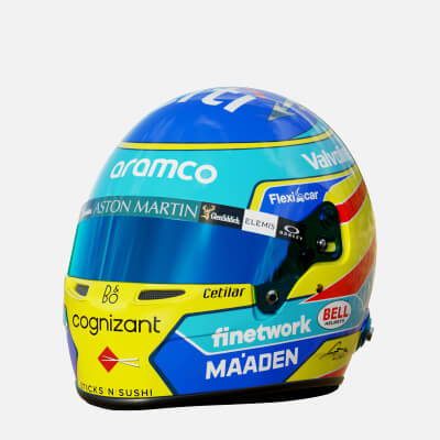 F1 Fernando Alonso Helmet 2025 - 3D Model by Cactus3D