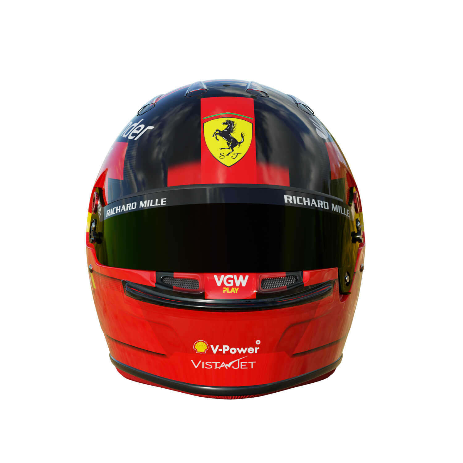 F1 Ferrari Helmets 2024 - 3D Model by Cactus3D