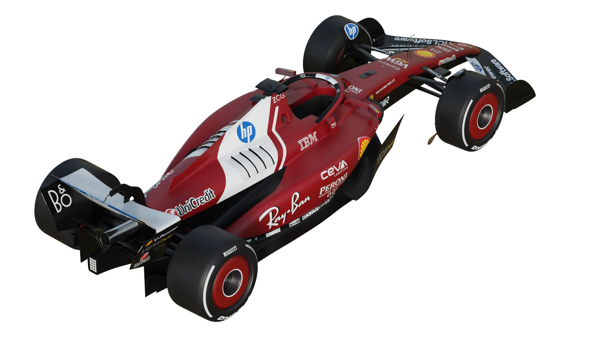 F1 Ferrari SF25 2025 - 3D Model by Cactus3D