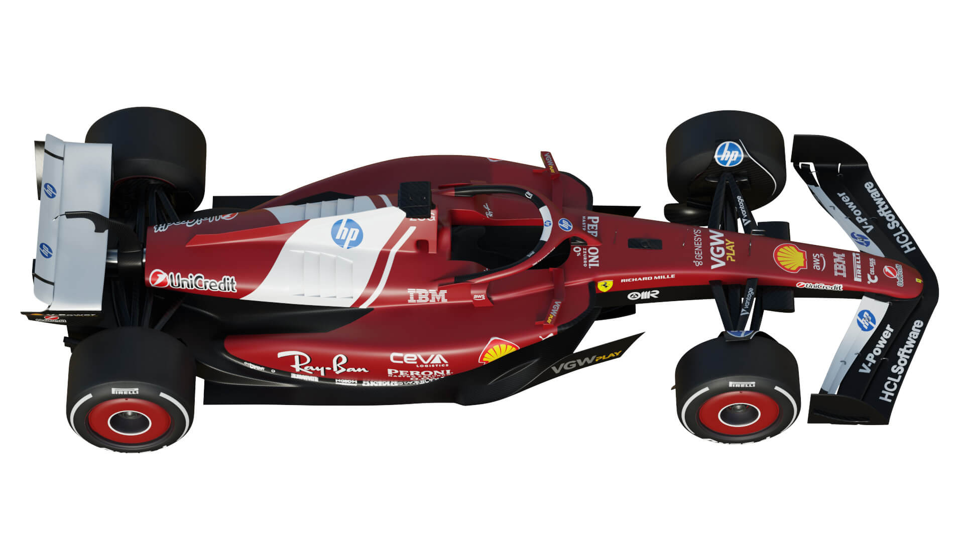 F1 Ferrari SF25 2025 - 3D Model by Cactus3D