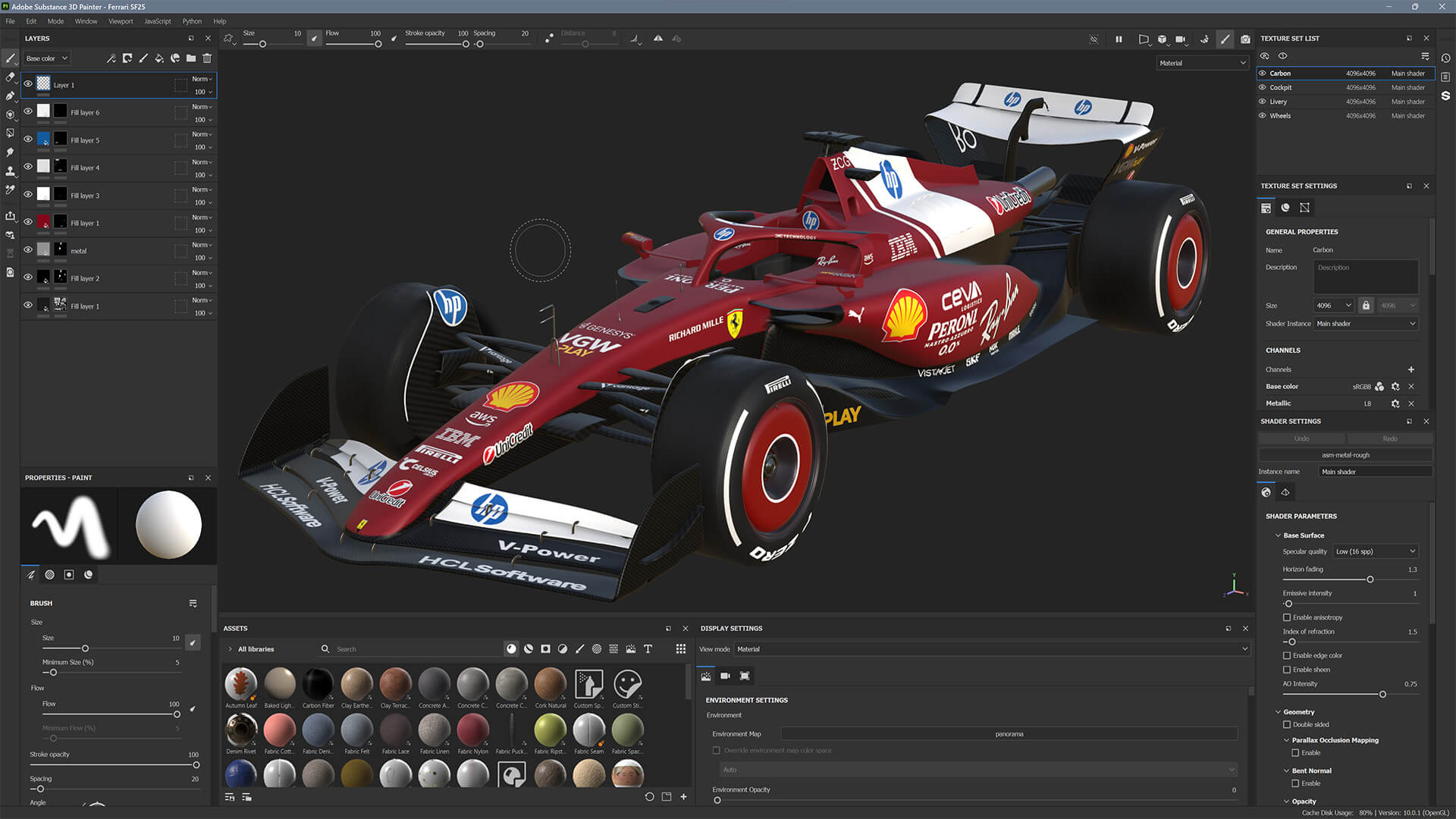 F1 Ferrari SF25 2025 - 3D Model by Cactus3D