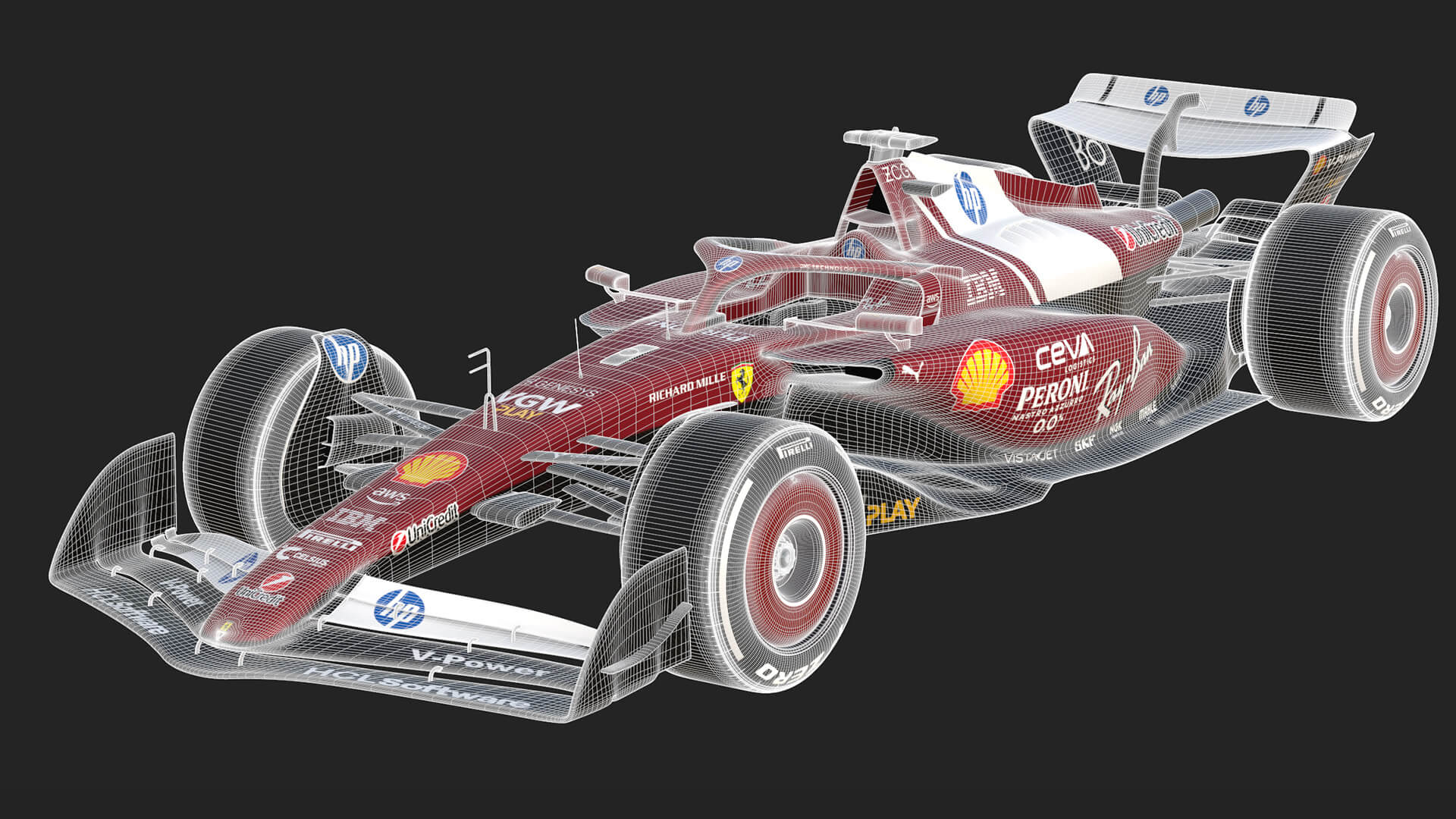F1 Ferrari SF25 2025 - 3D Model by Cactus3D