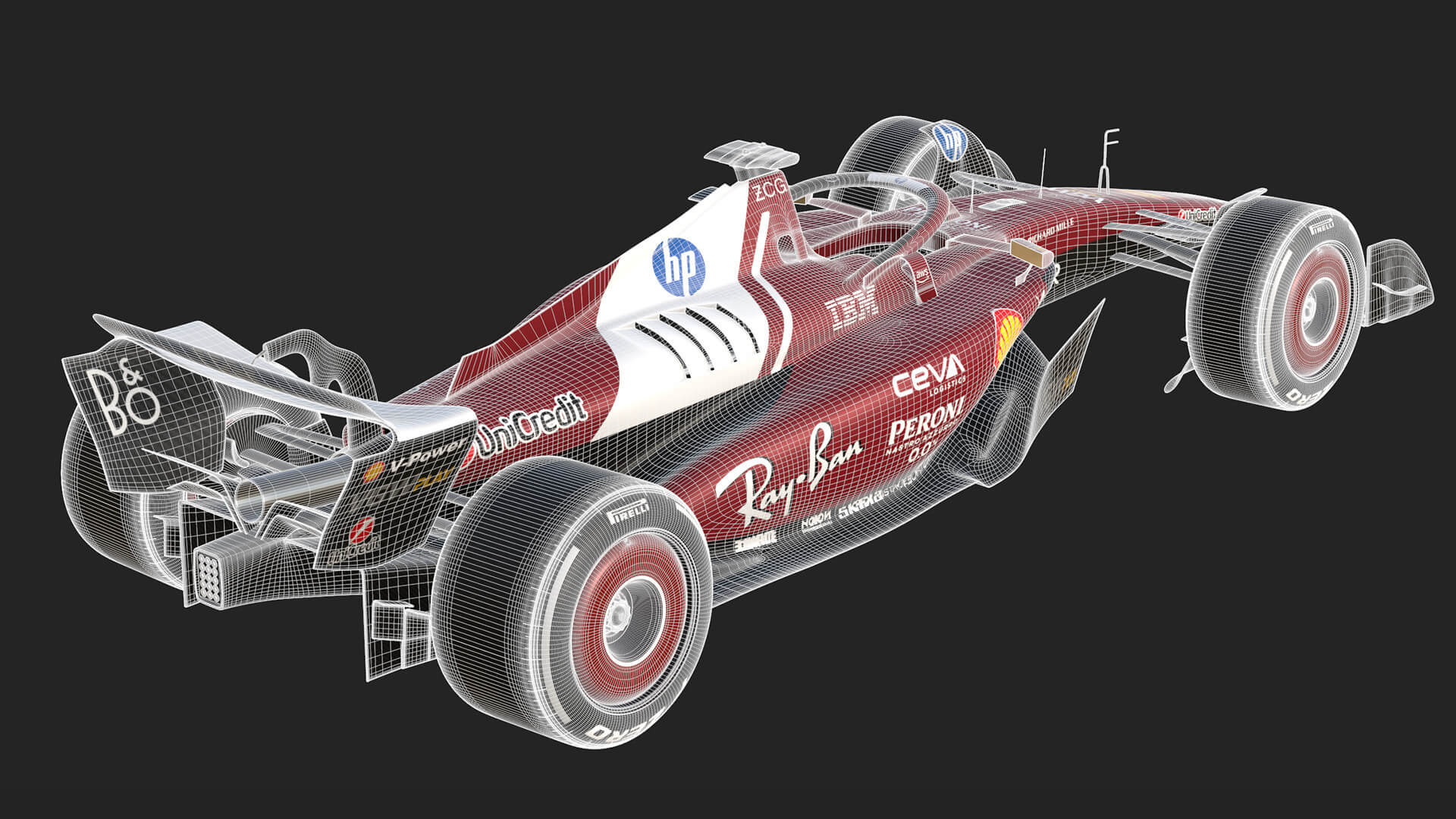 F1 Ferrari SF25 2025 - 3D Model by Cactus3D