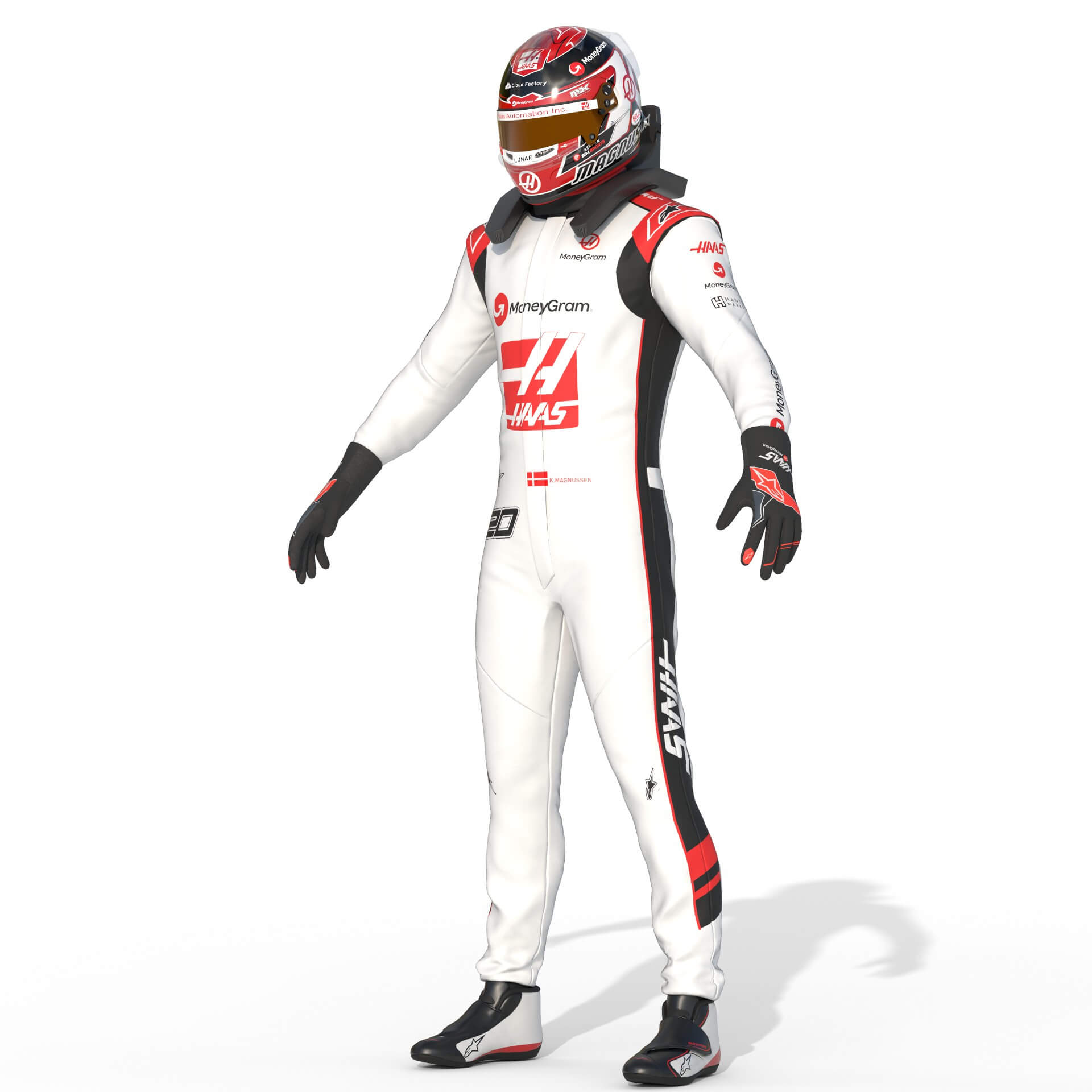 F1 Haas Suit 2023 - 3D Model by Cactus3D
