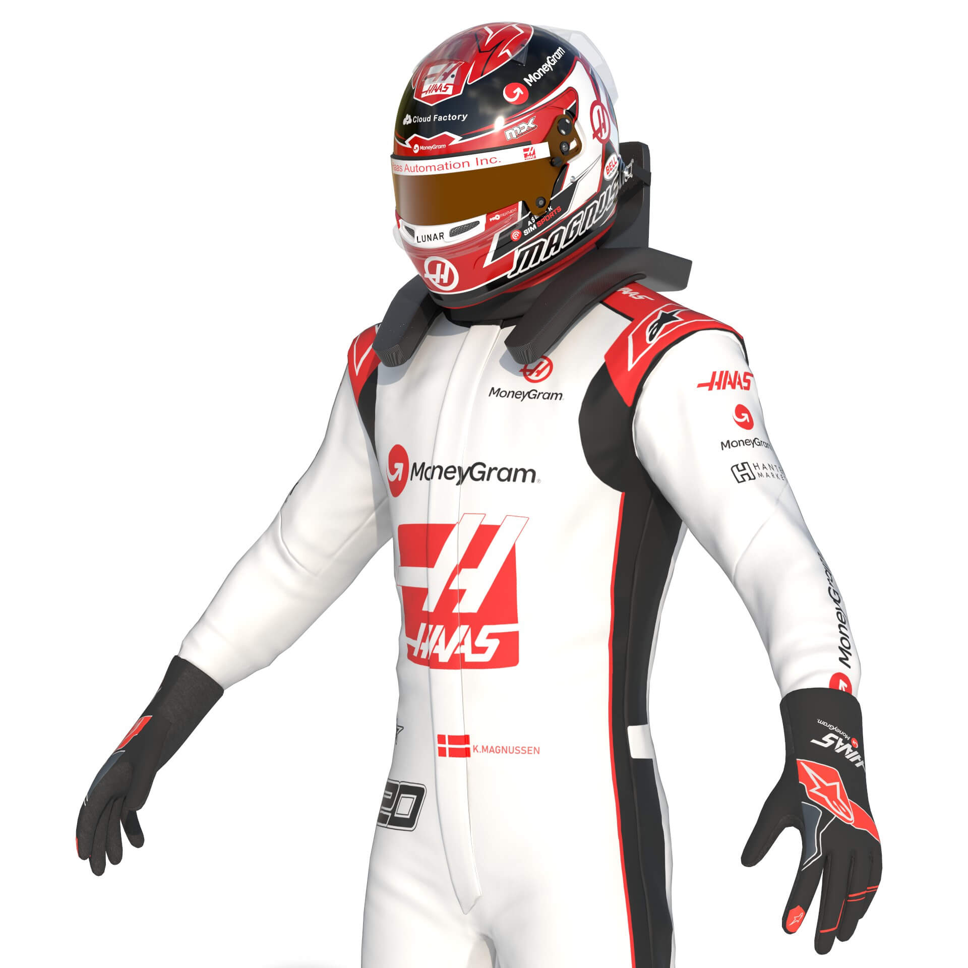 F1 Haas Suit 2023 - 3D Model by Cactus3D