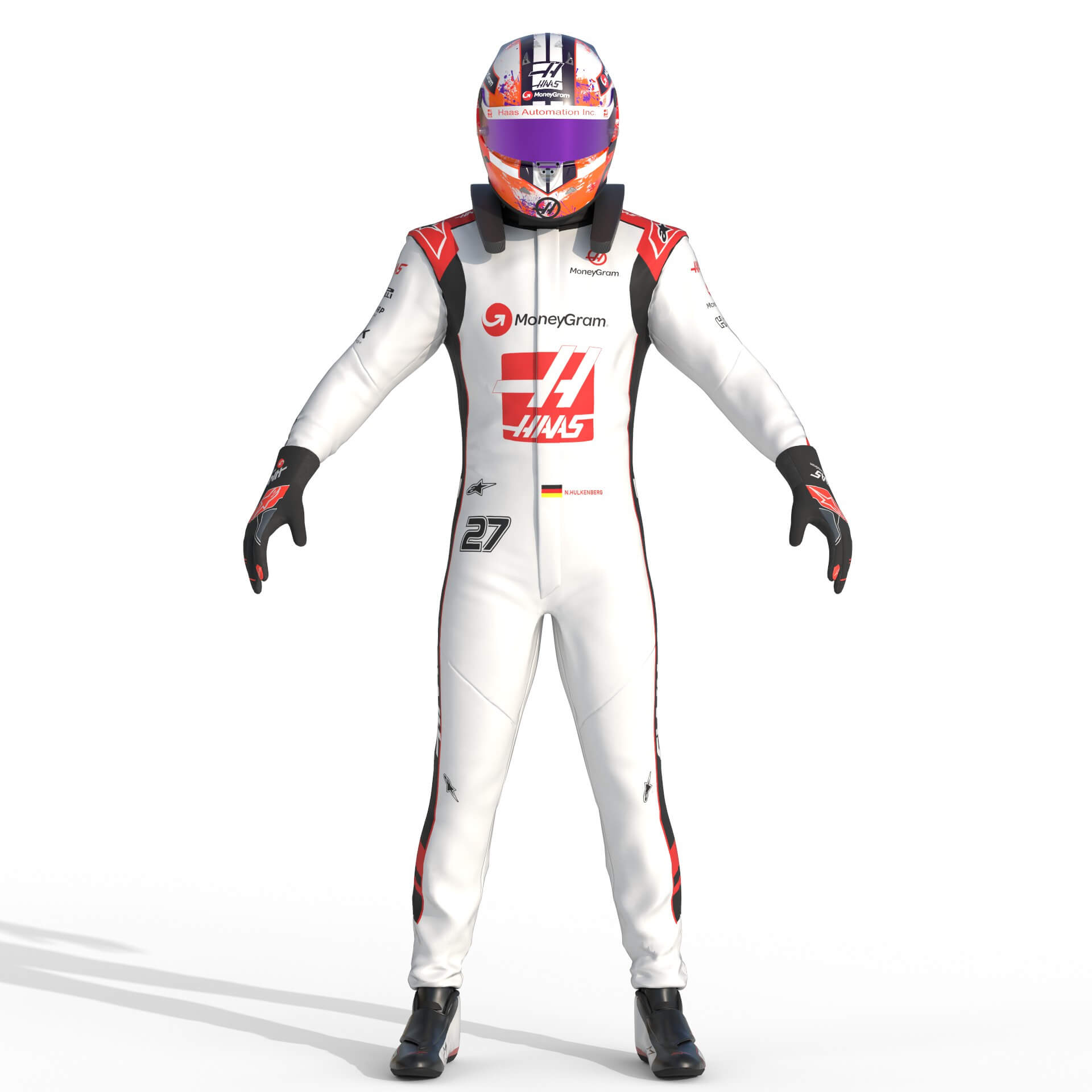 F1 Haas Suit 2023 - 3D Model by Cactus3D
