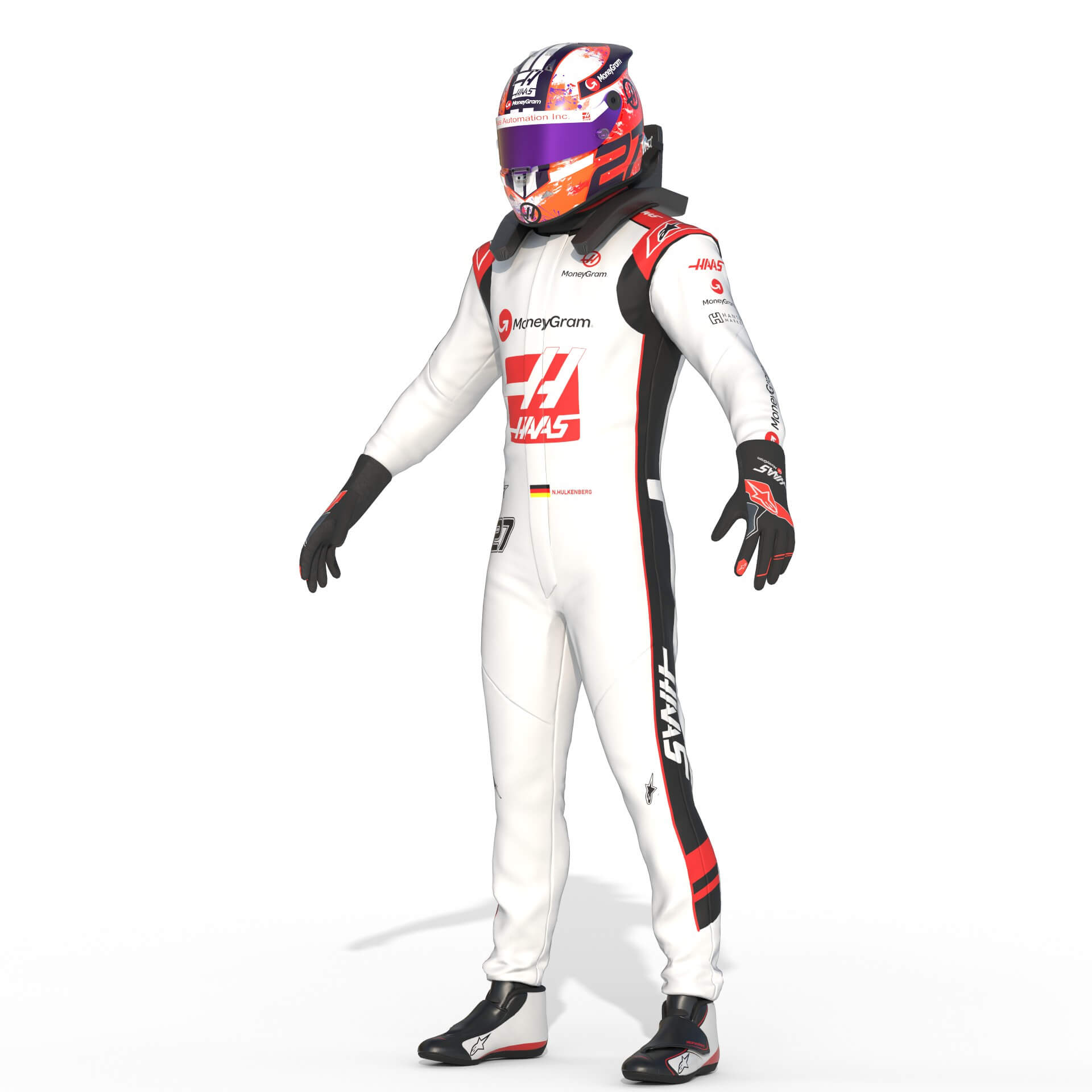 F1 Haas Suit 2023 - 3D Model by Cactus3D