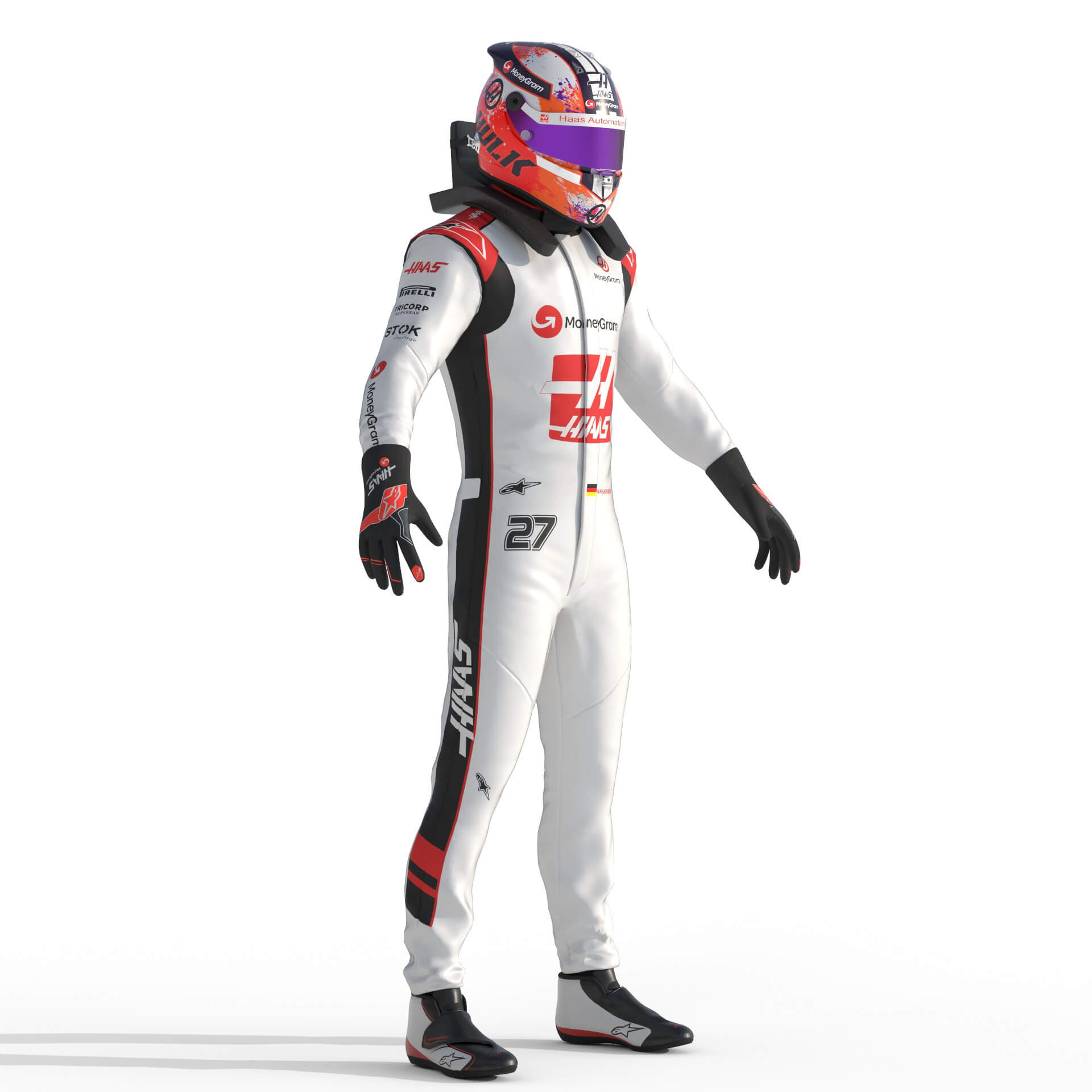 F1 Haas Suit 2023 - 3D Model by Cactus3D
