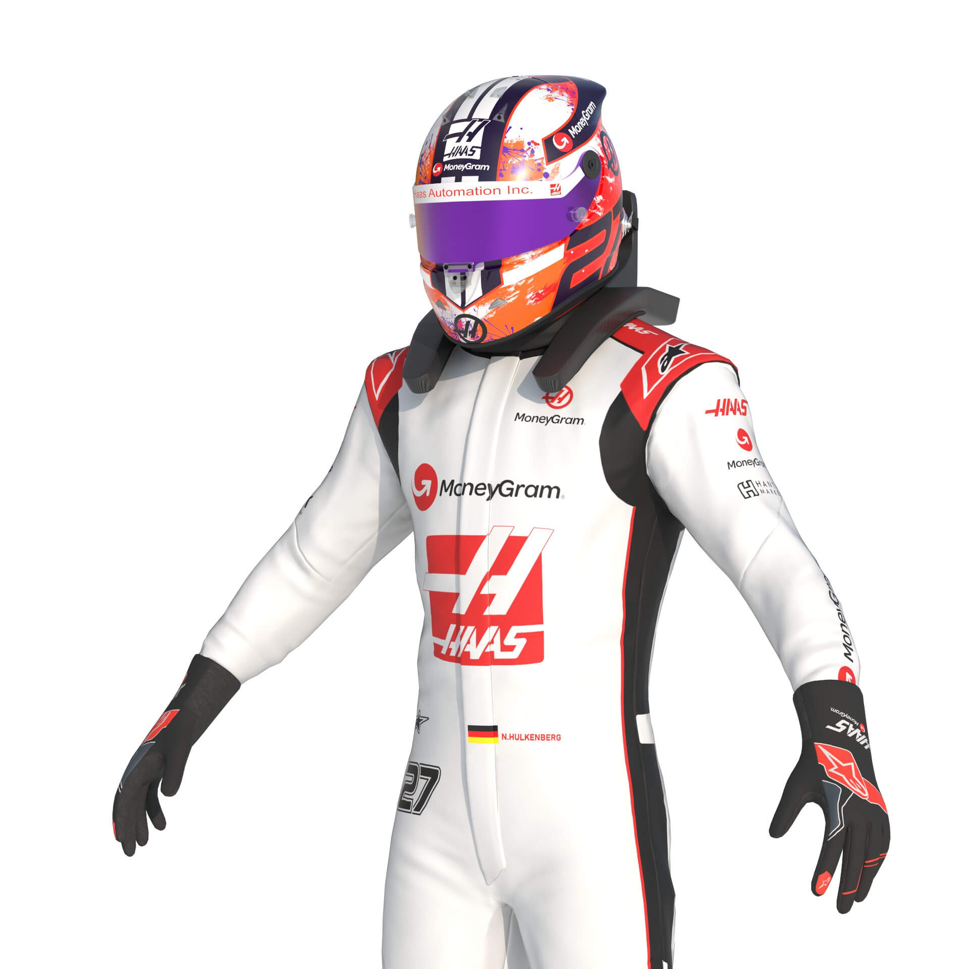 F1 Haas Suit 2023 - 3D Model by Cactus3D