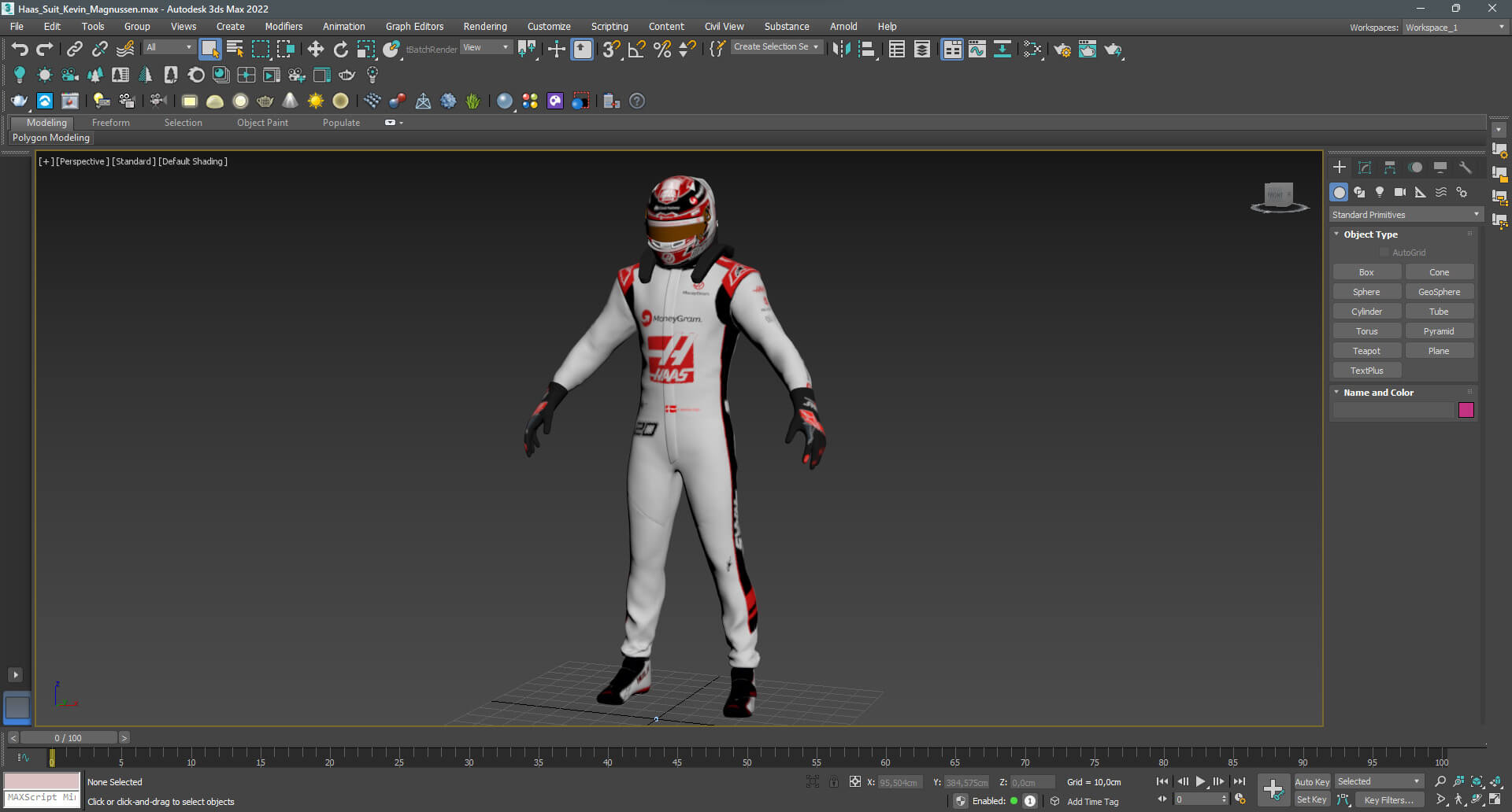 F1 Haas Suit 2023 - 3D Model by Cactus3D