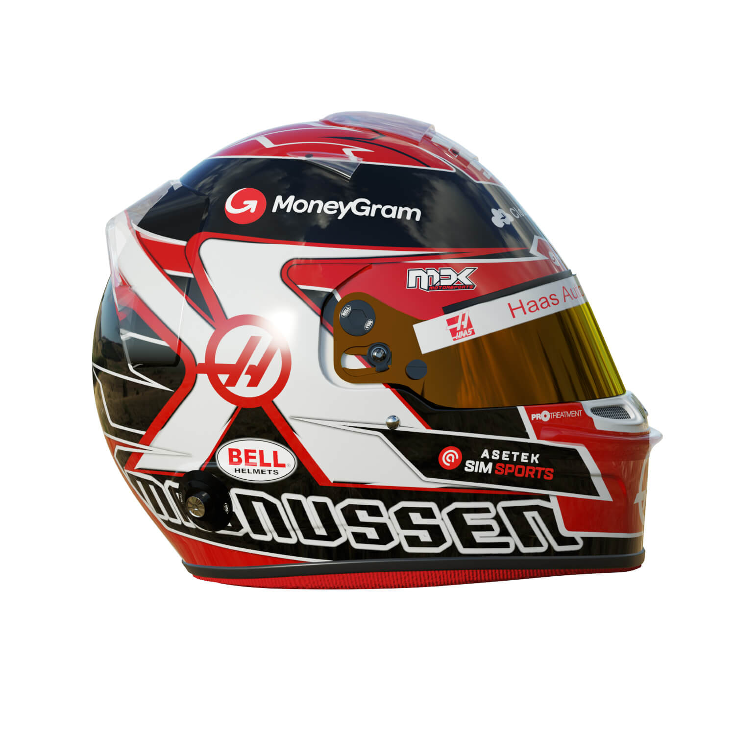 F1 Kevin Magnussen Helmet 2023 - 3D Model by Cactus3D