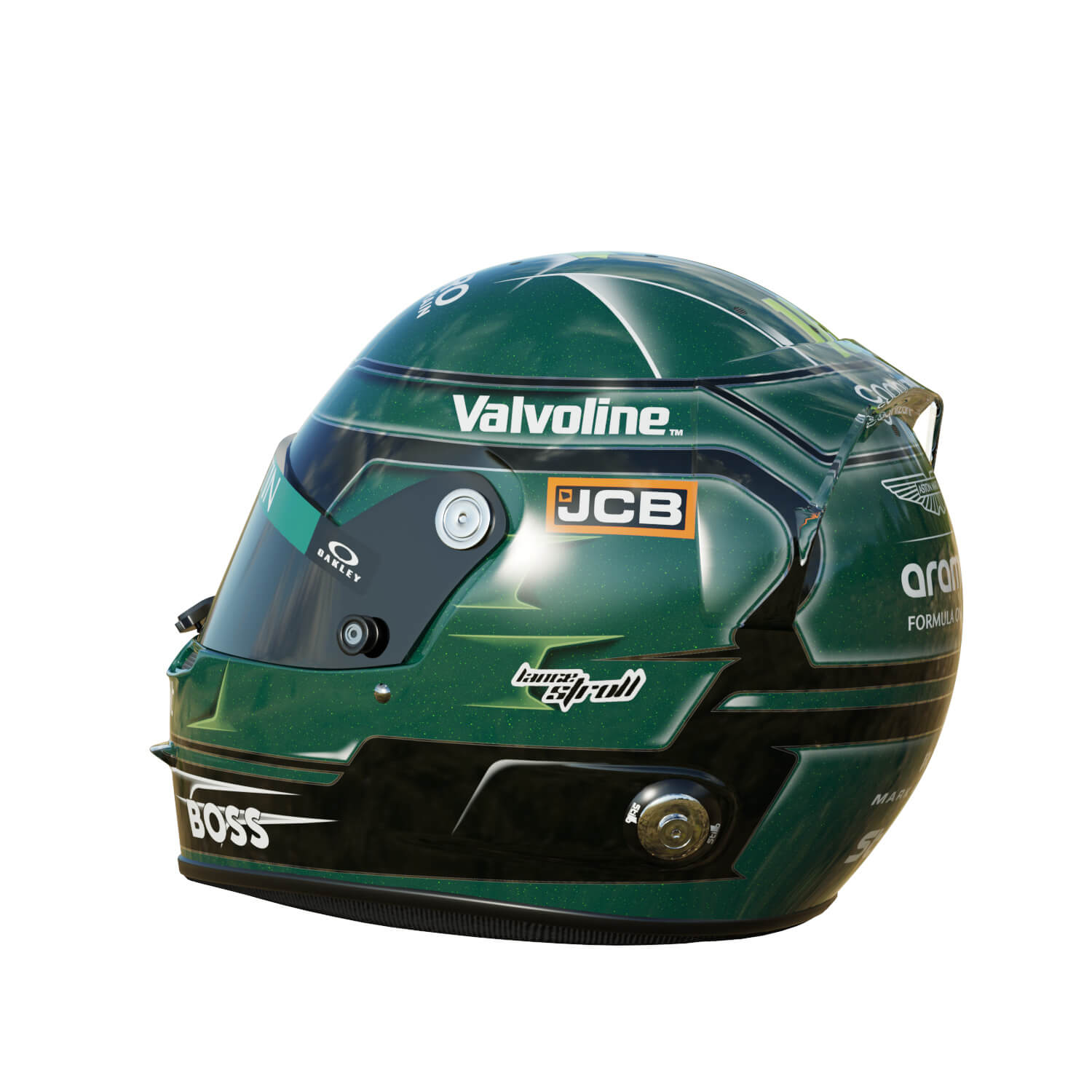 F1 Lance Stroll Helmet 2024 - 3D Model by Cactus3D