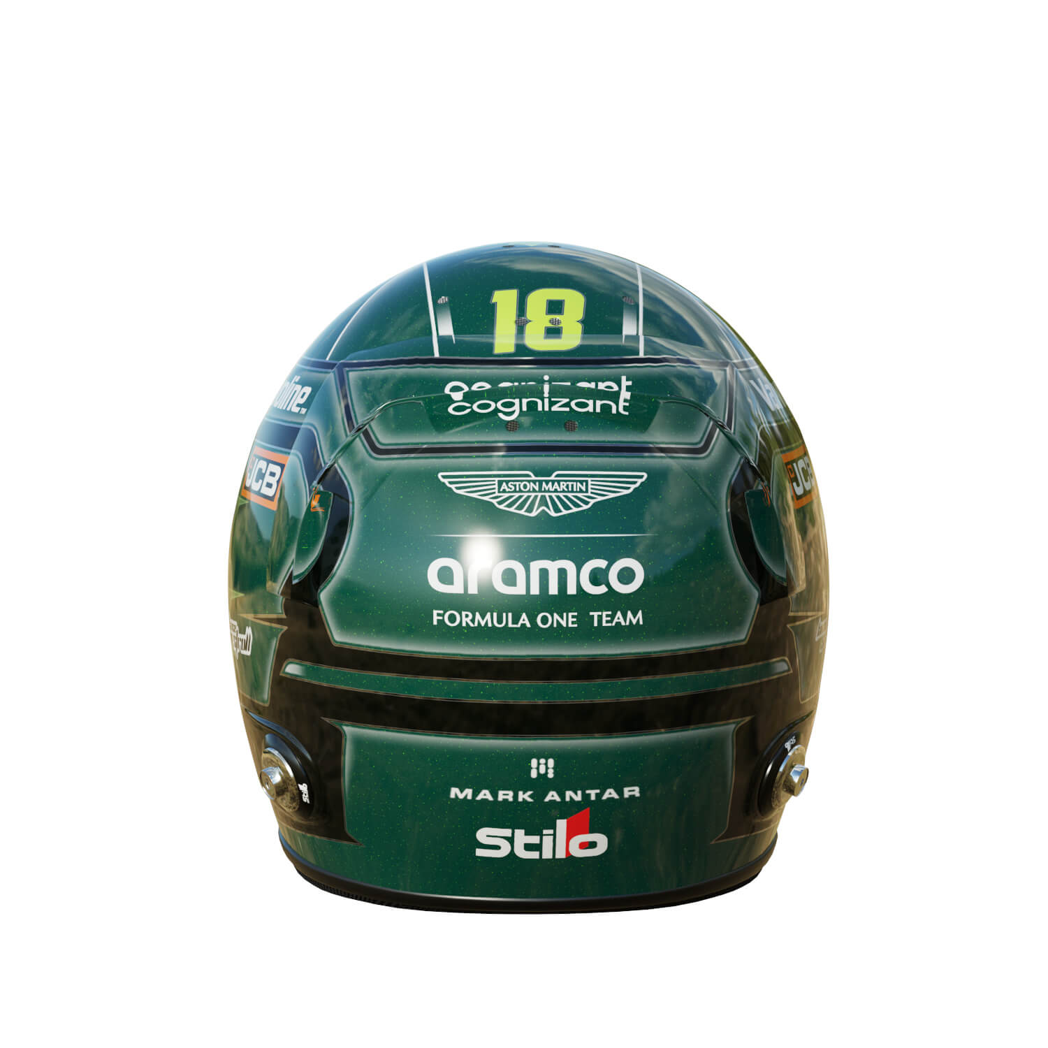 F1 Lance Stroll Helmet 2024 - 3D Model by Cactus3D