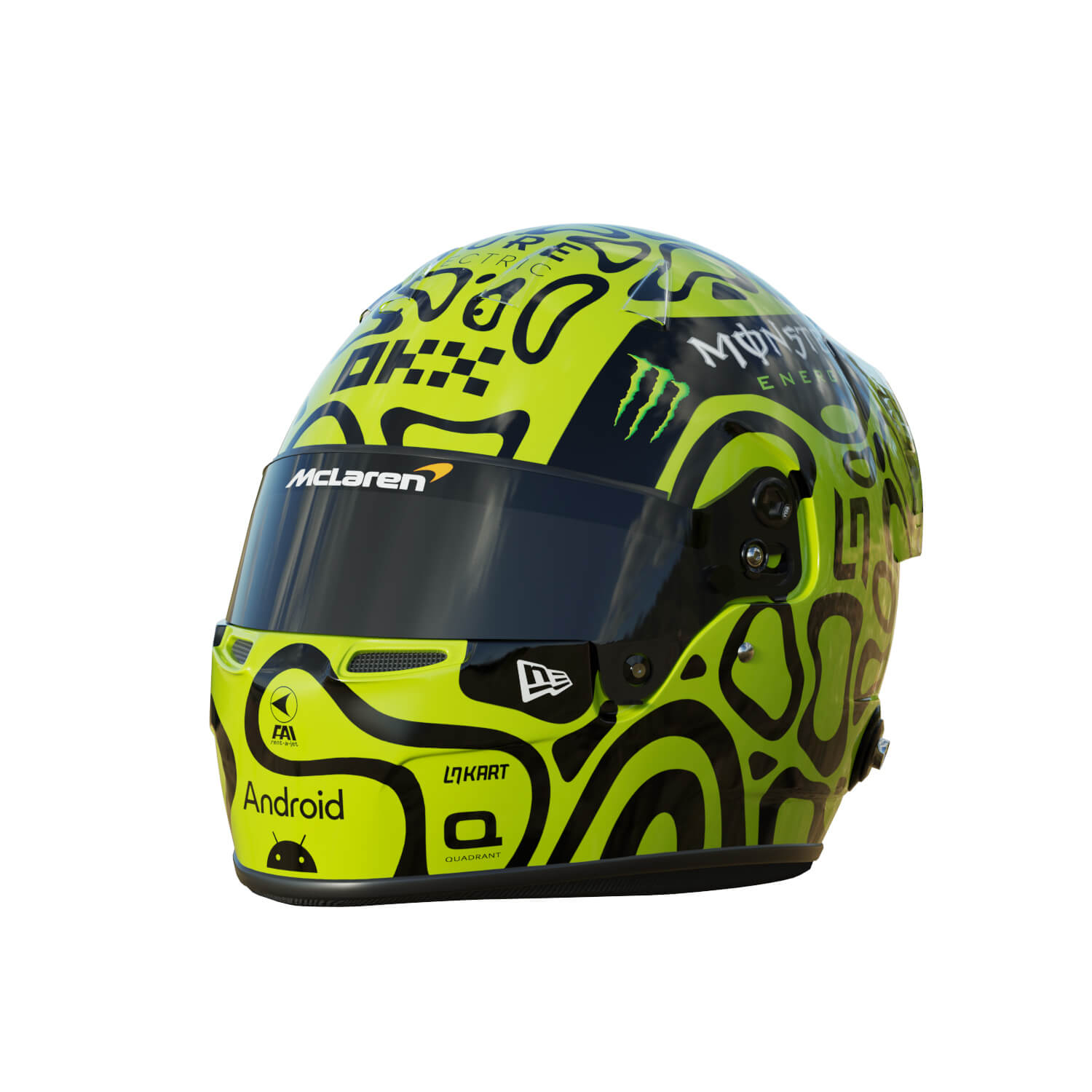 F1 Lando Norris Helmet 2024 - 3D Model by Cactus3D