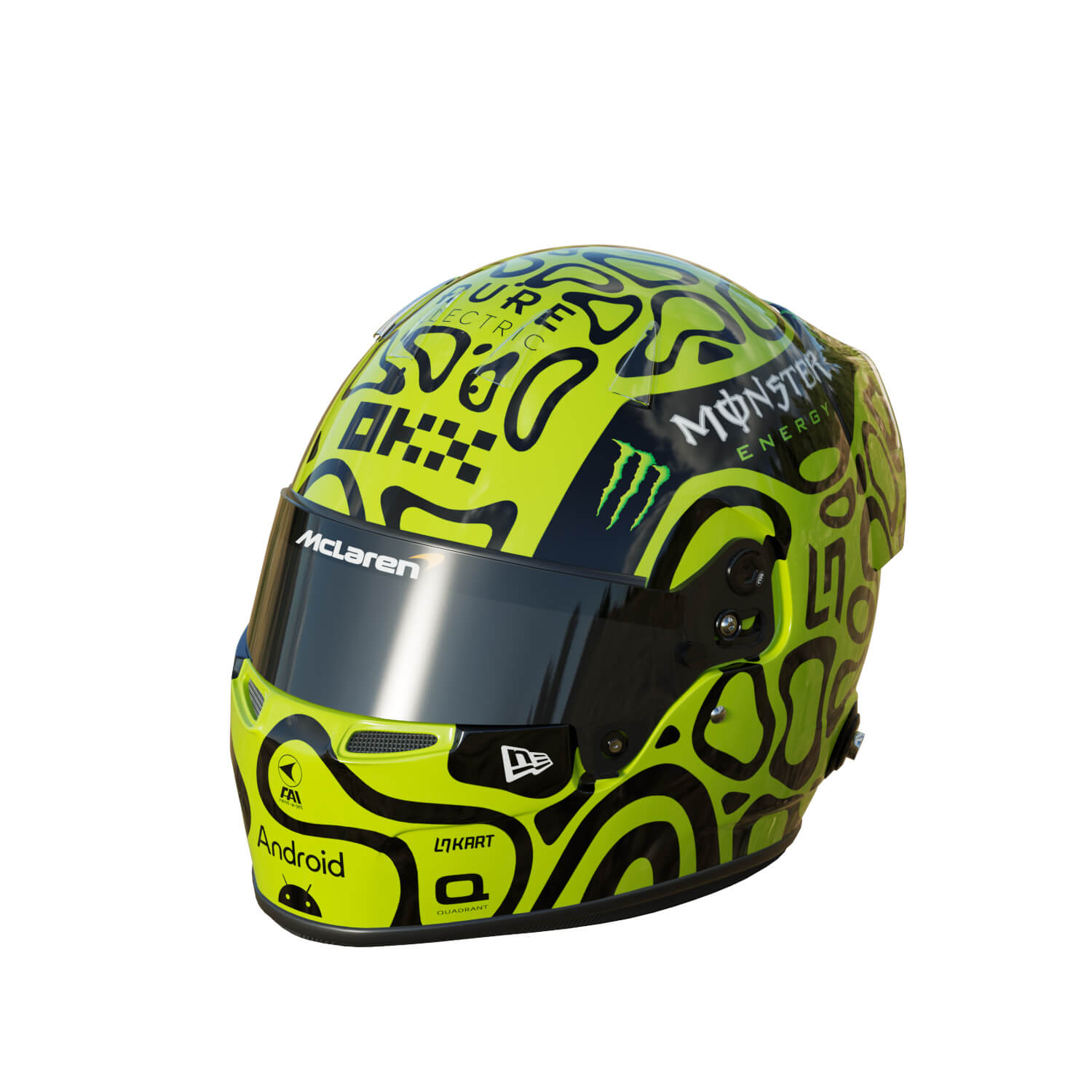 F1 Lando Norris Helmet 2024 - 3D Model by Cactus3D