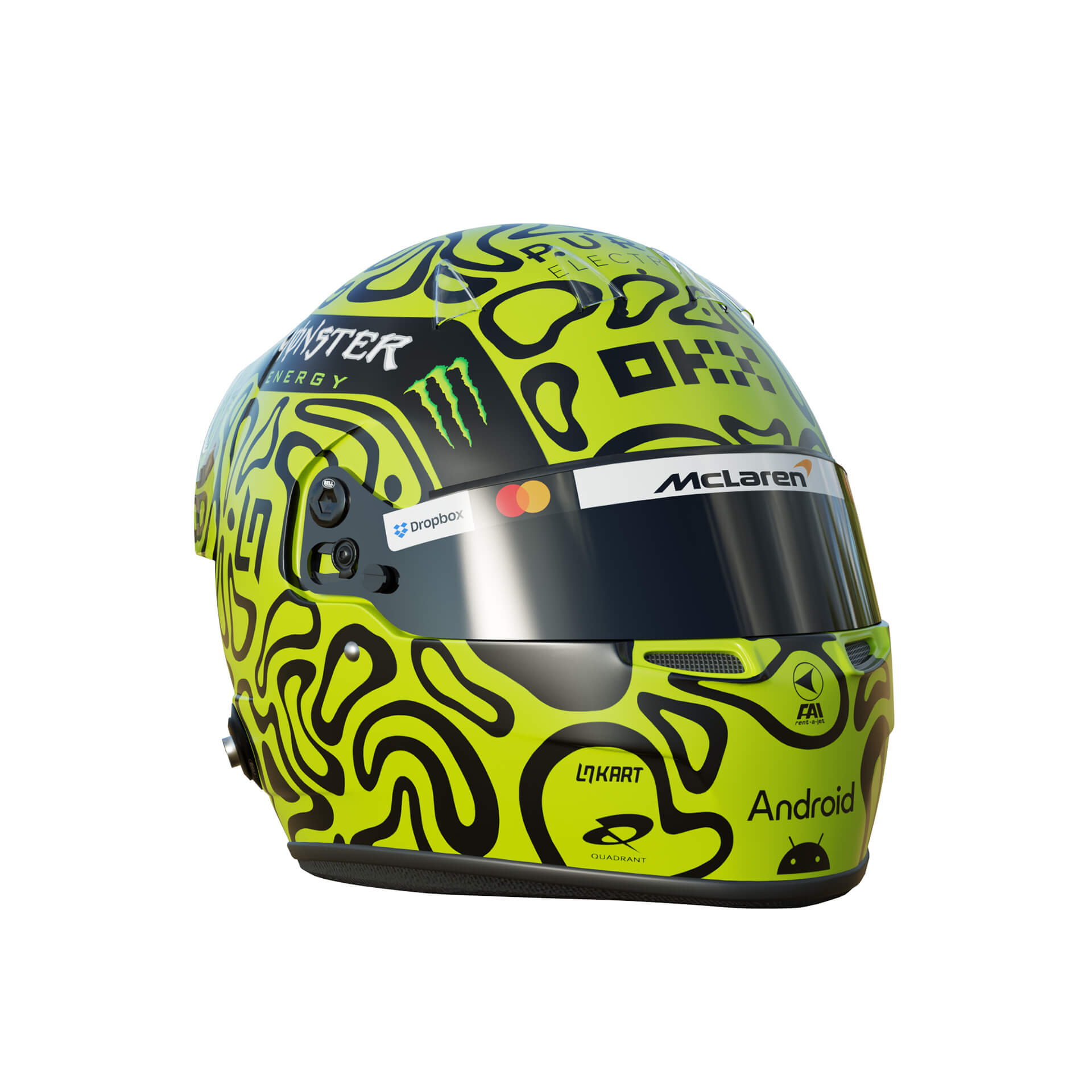 F1 Lando Norris Helmet 2025 - 3D Model by Cactus3D
