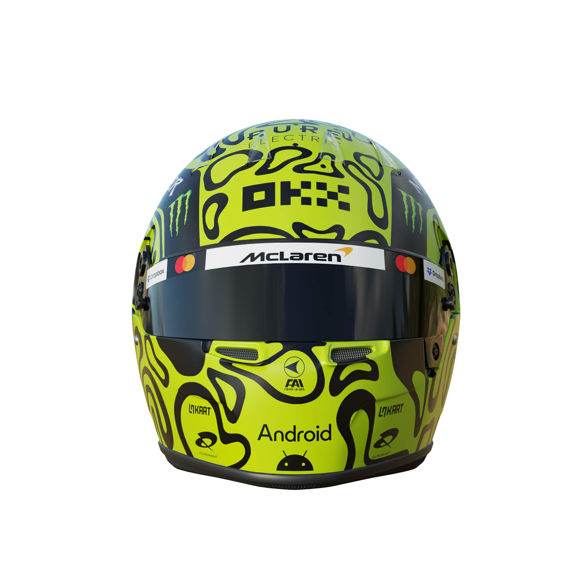 F1 Lando Norris Helmet 2025 - 3D Model by Cactus3D