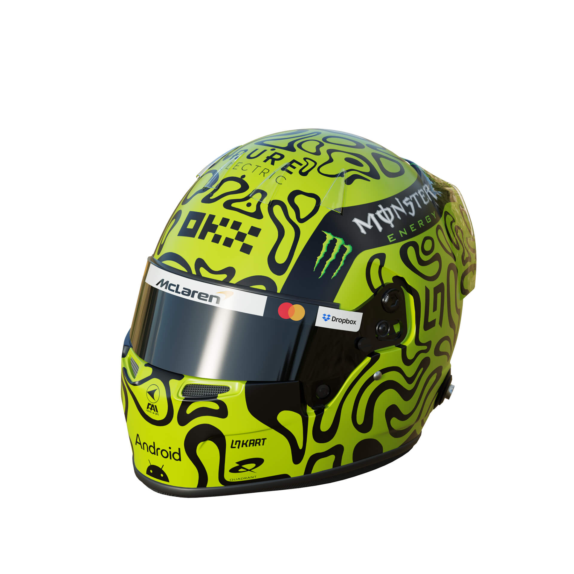 F1 Lando Norris Helmet 2025 - 3D Model by Cactus3D