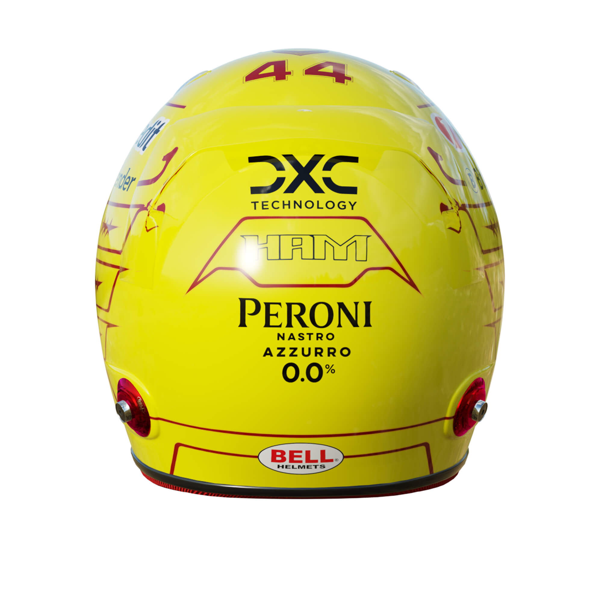 F1 Lewis Hamilton Helmet 2025 - 3D Model by Cactus3D