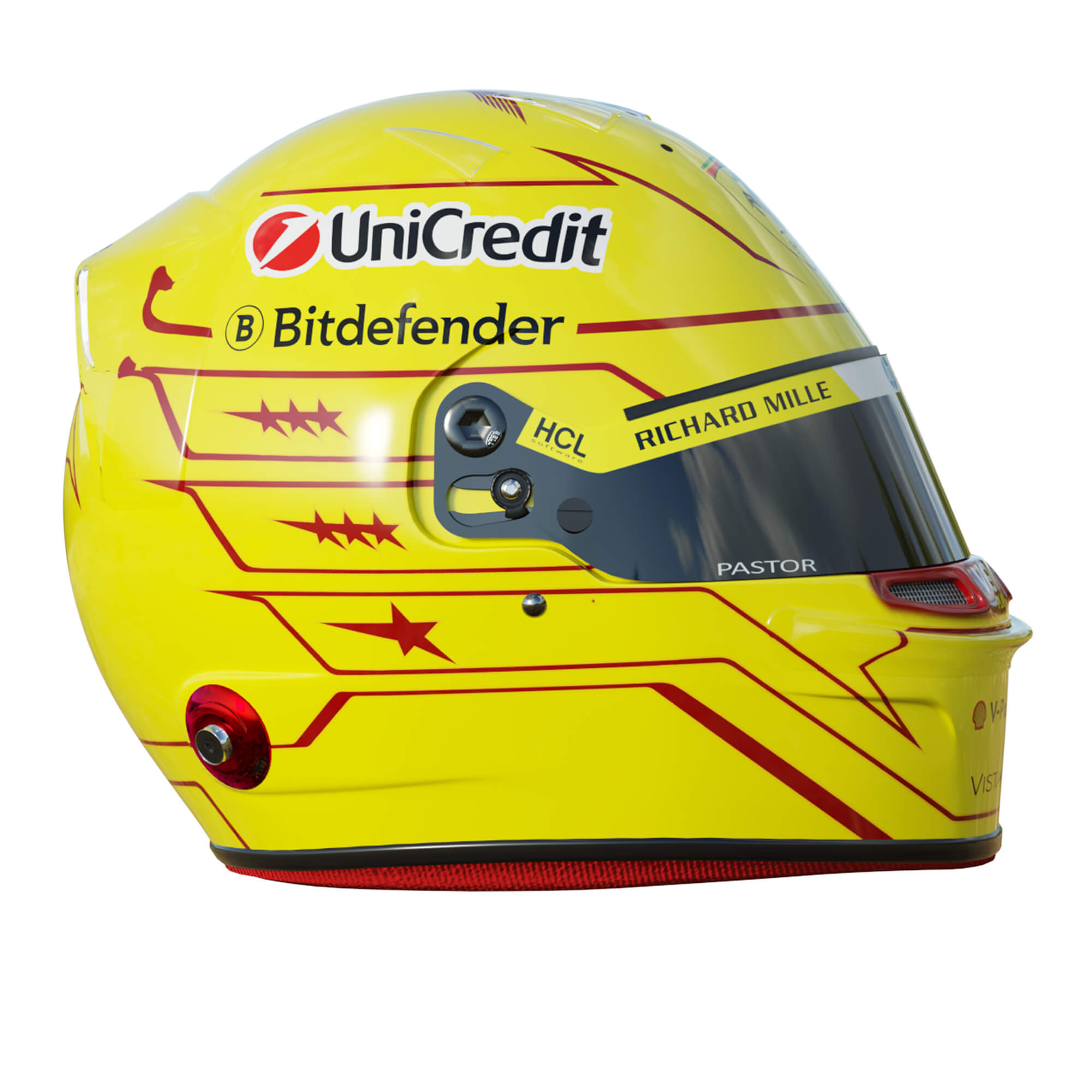 F1 Lewis Hamilton Helmet 2025 - 3D Model by Cactus3D