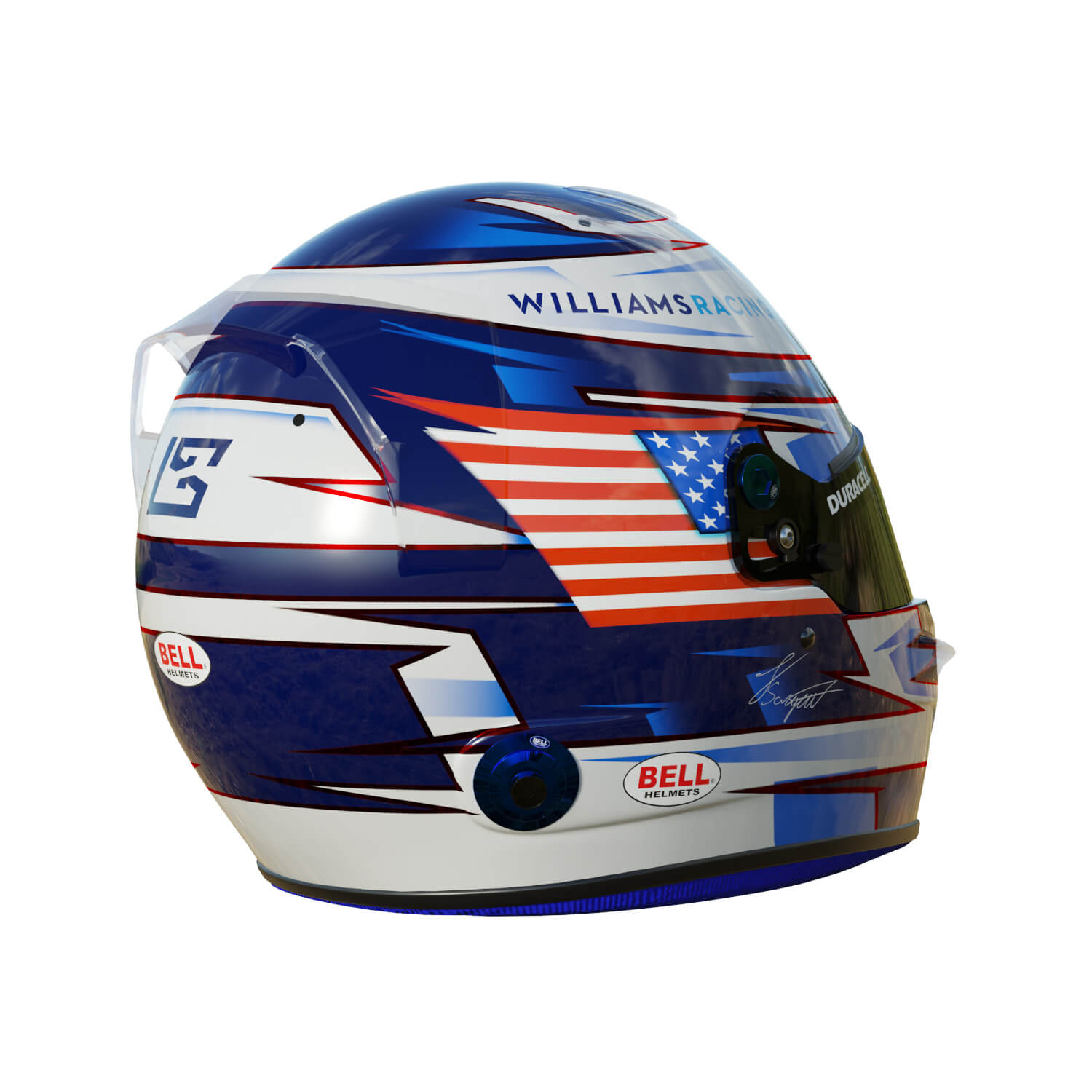 F1 Williams Helmets 2023 by Cactus3D