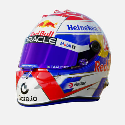F1 Max Verstappen Helmet 2025 - 3D Model by Cactus3D