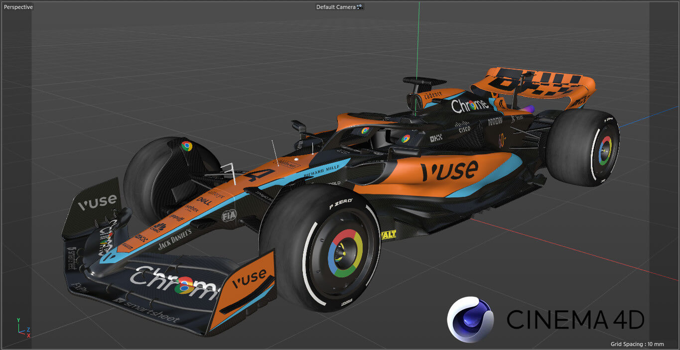 F1 McLaren MCL60 2023 - 3D Model by Cactus3D