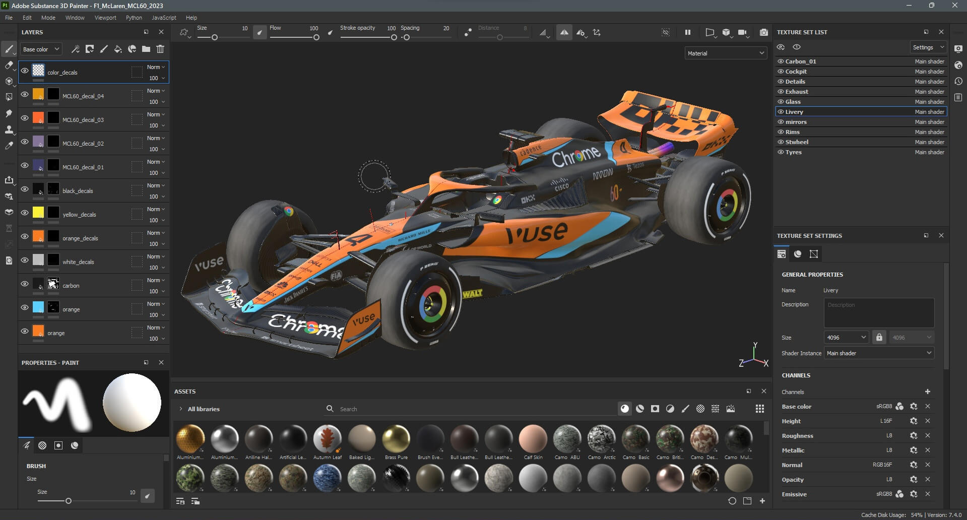 F1 McLaren MCL60 2023 - 3D Model by Cactus3D