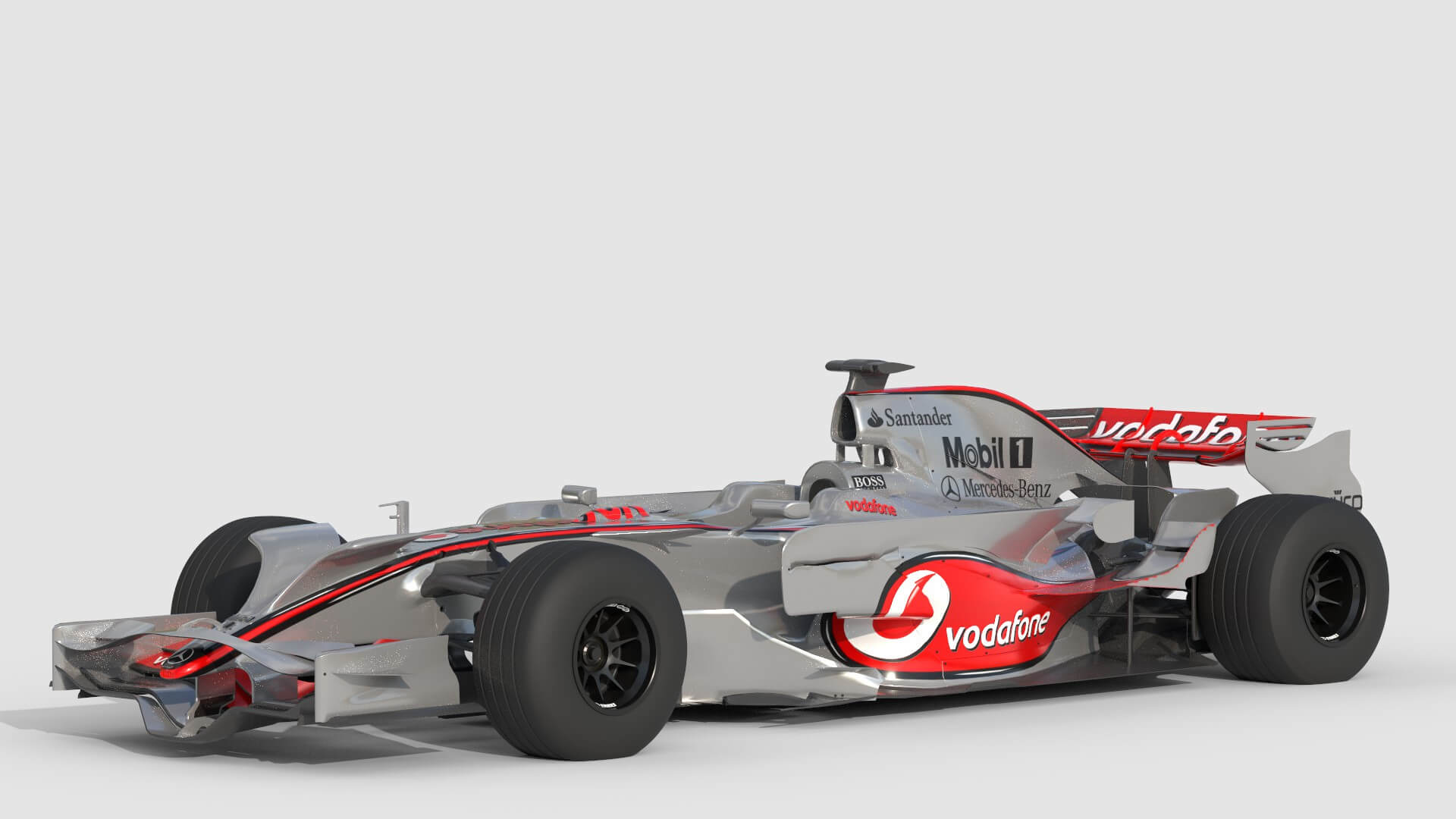 F1 McLaren MP4-23 2008 3D Model by Cactus3D