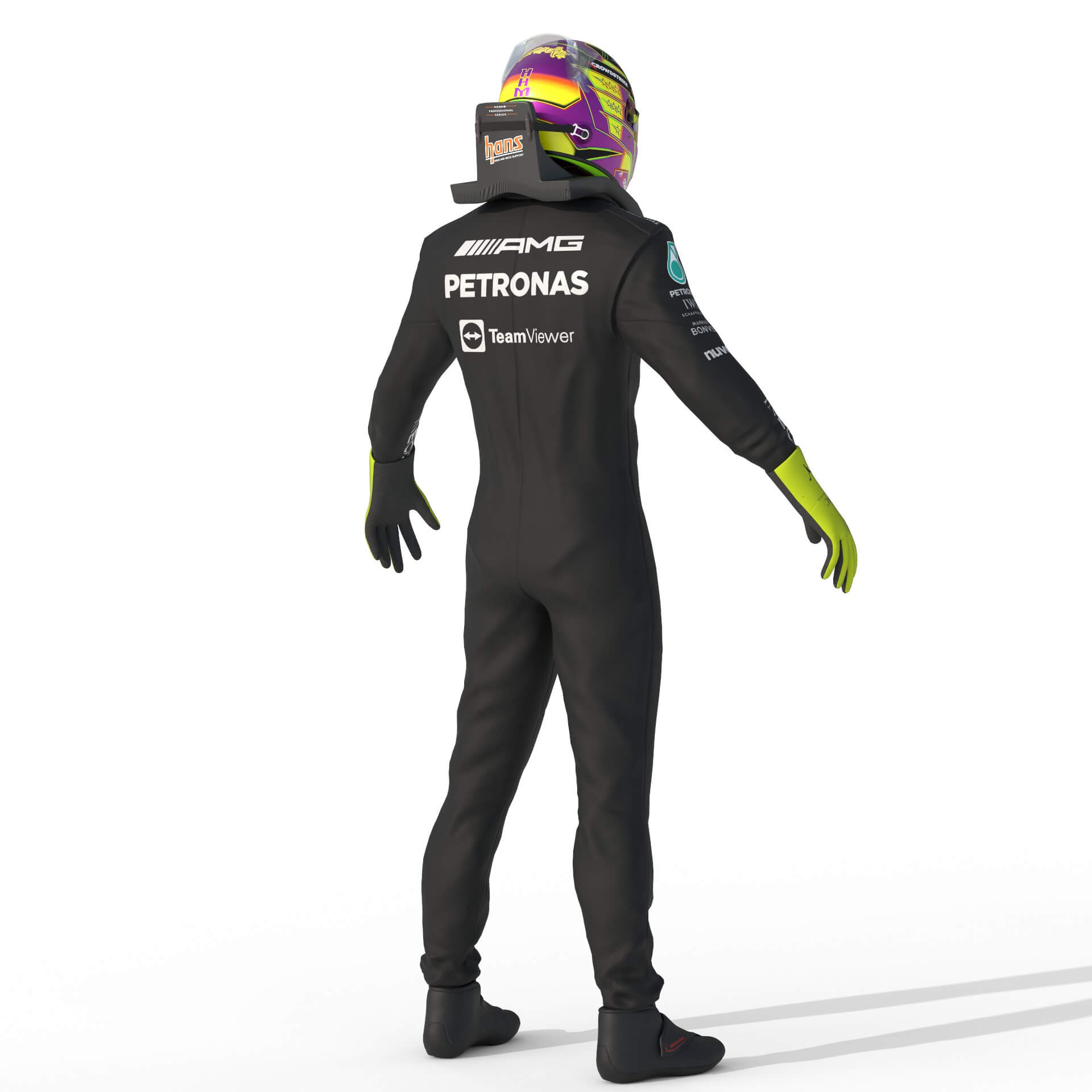F1 Mercedes Suit 2023 - 3D Model by Cactus3D
