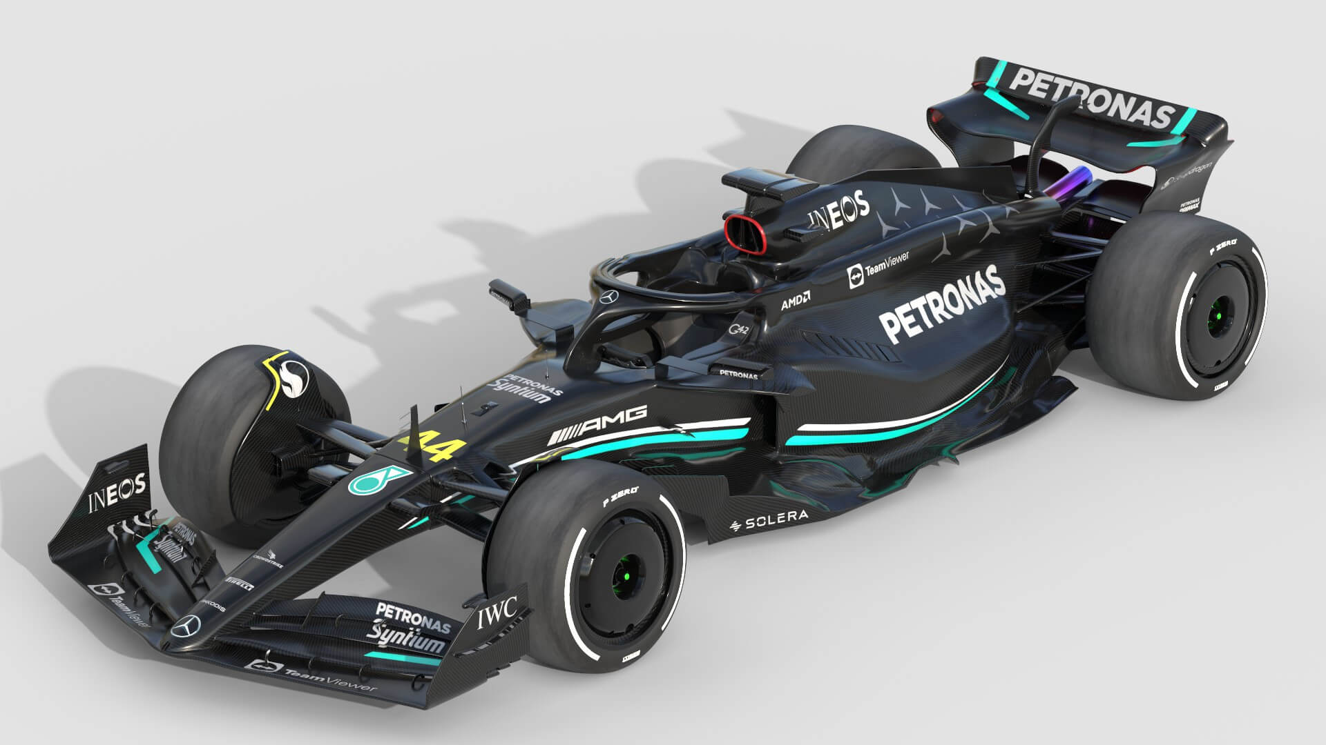 F1 Mercedes W14 2023 - 3D Model by Cactus3D